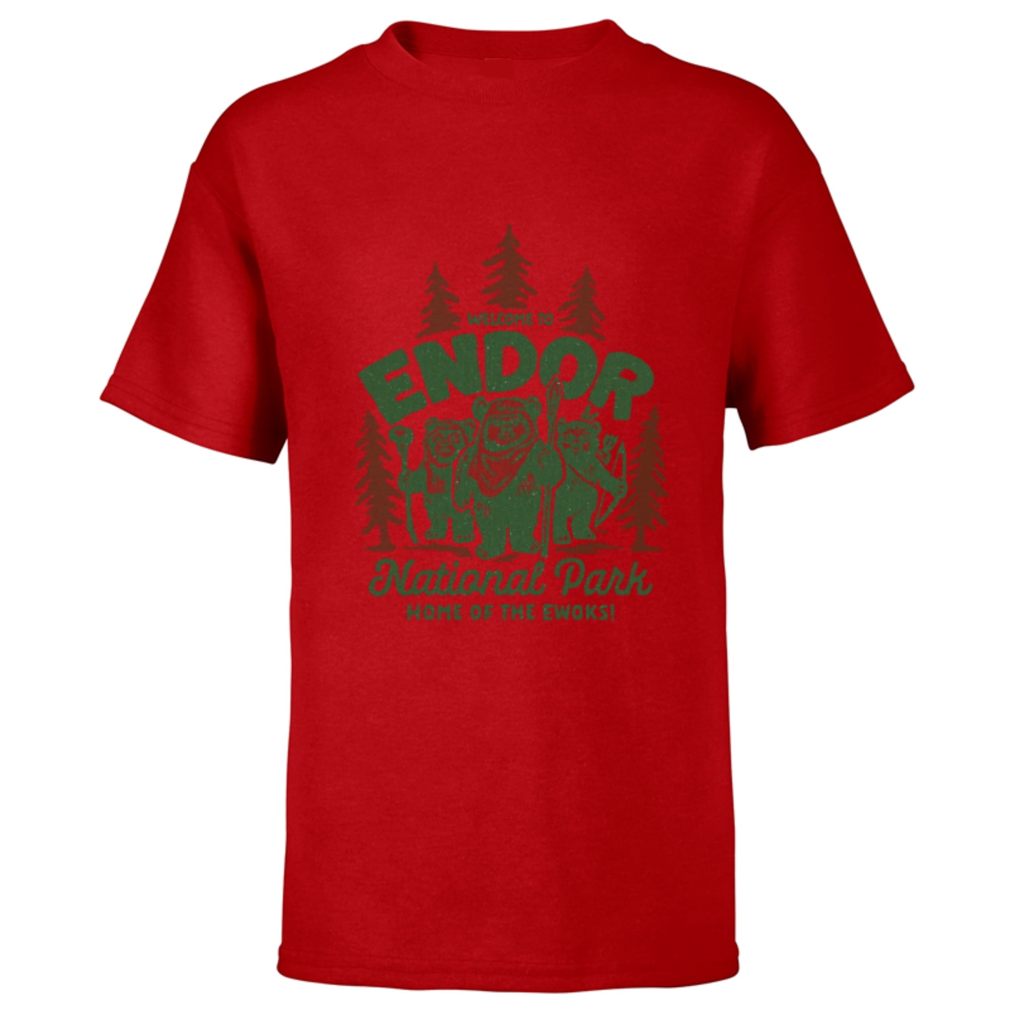 Star Wars Travel Vacation Endor National Park Ewoks - Short Sleeve T ...