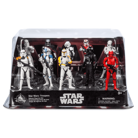 Star Wars: Troopers Deluxe Figure Play Set of 10 Fully Sculpted Figures ...