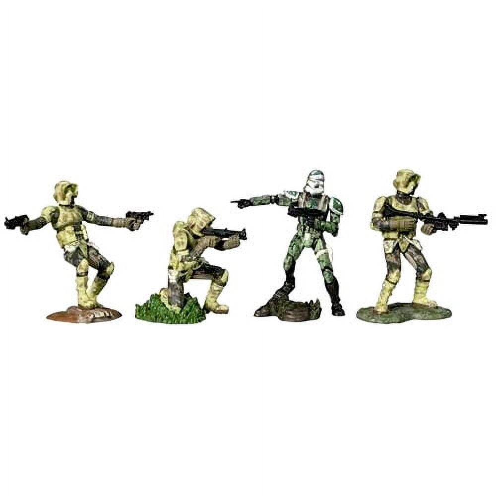 Hasbro Star Wars Unleashed Yoda's Elite Clone Troopers Action Figures ...