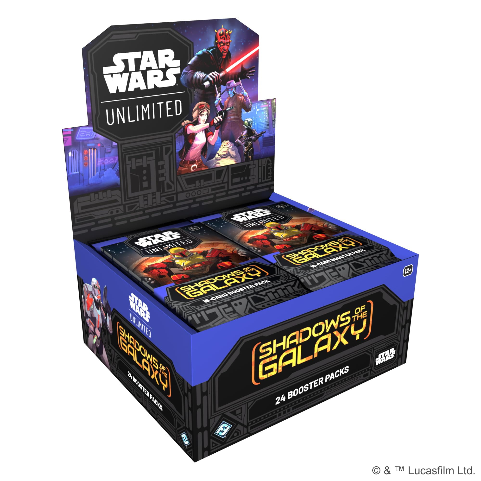 Star Wars: Unlimited TCG Shadows of The Galaxy Booster Display (Set of ...