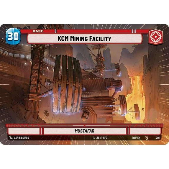 Star Wars: Unlimited Twilight of the Republic Common MCM Mining Facility // Clone Trooper #301 ...