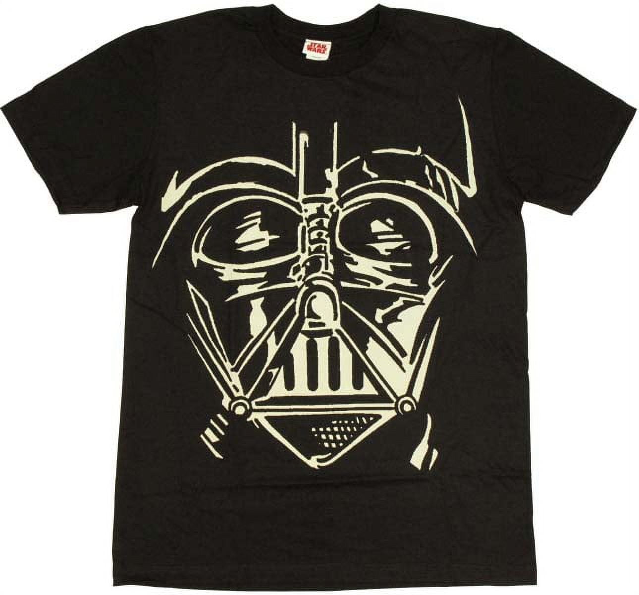 Star Wars Vader Face T-Shirt Sheer - Walmart.com