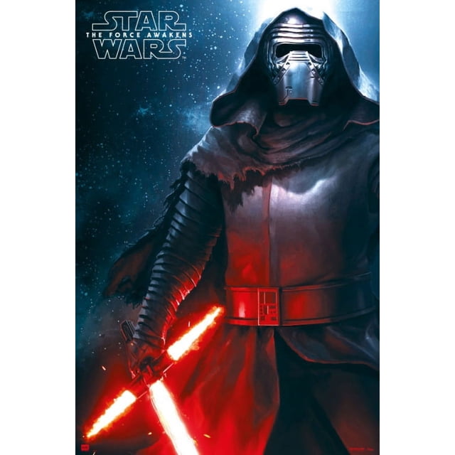 Star Wars Vii Kylo Ren 2-1 Poster (24 x 36) - Walmart.com