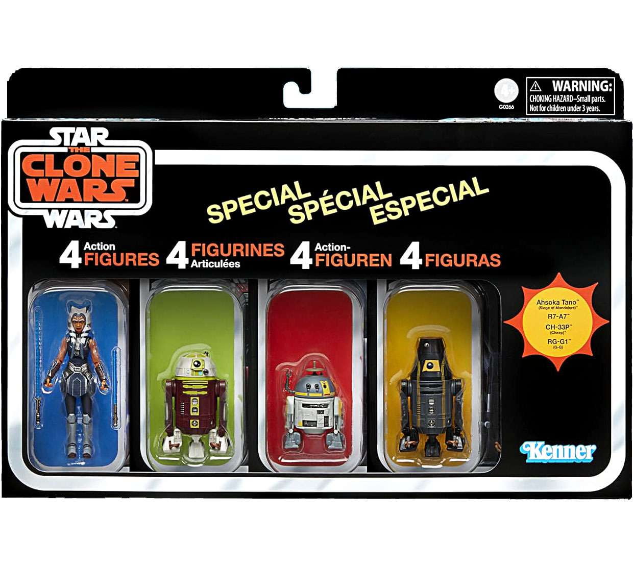 Star Wars Vintage Collection Ahsoka Tano, R7-A7, CH-33P & RG-G1 Action ...