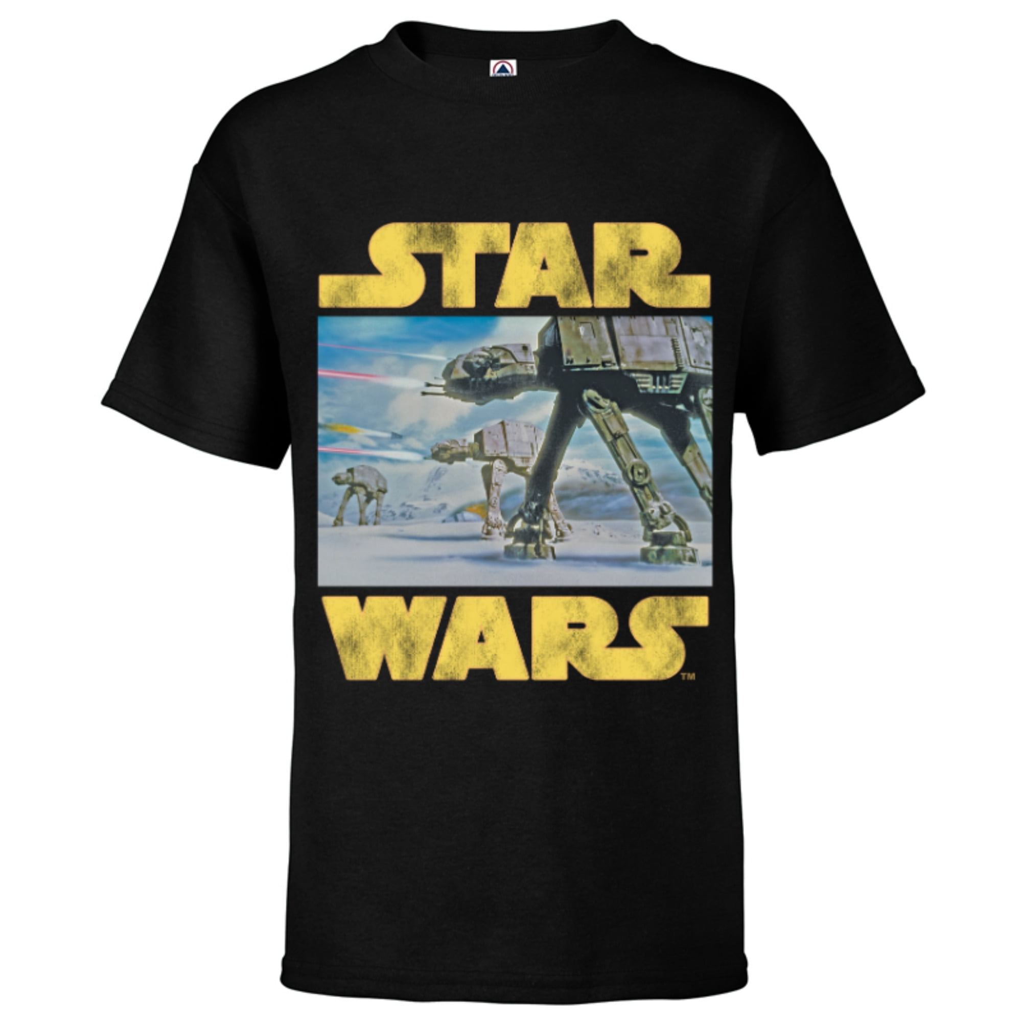Star Wars Vintage Imperial AT-AT Battle of Hoth - Short Sleeve T-Shirt ...
