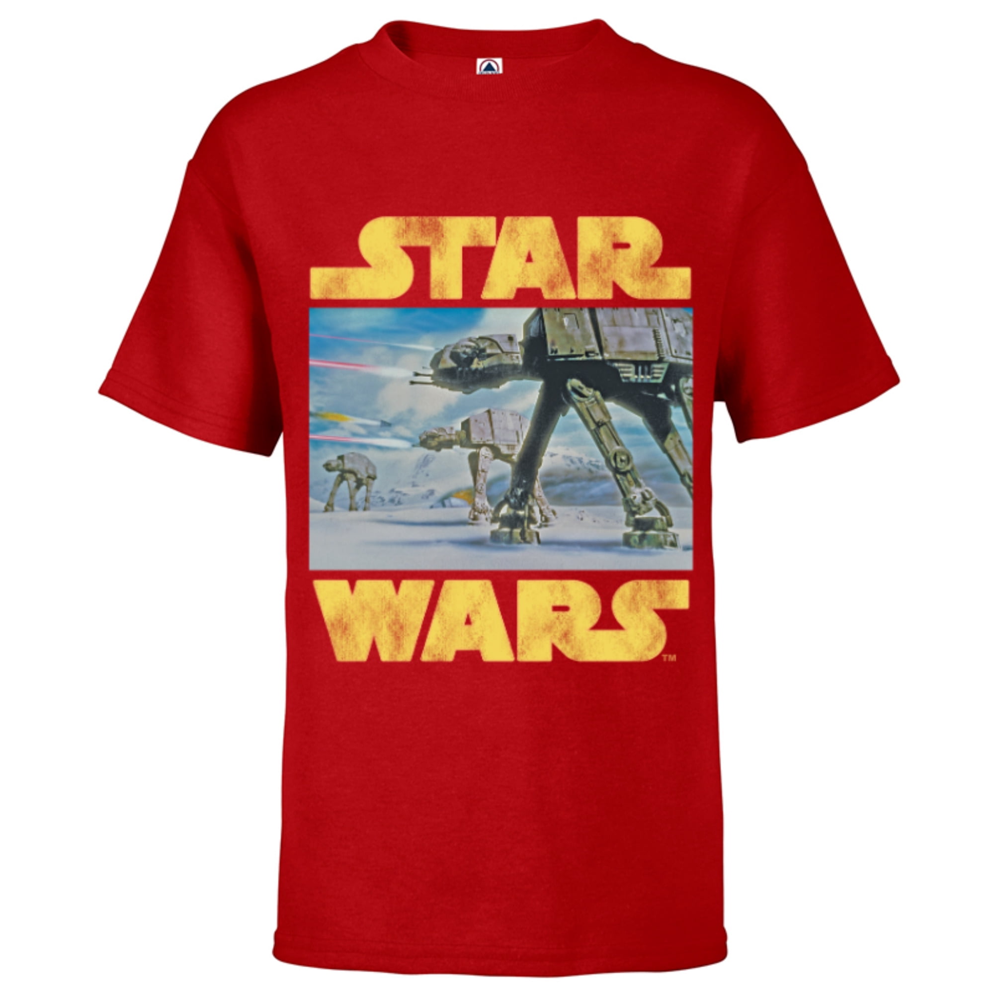 Star Wars Vintage Imperial AT-AT Battle of Hoth - Short Sleeve T-Shirt ...