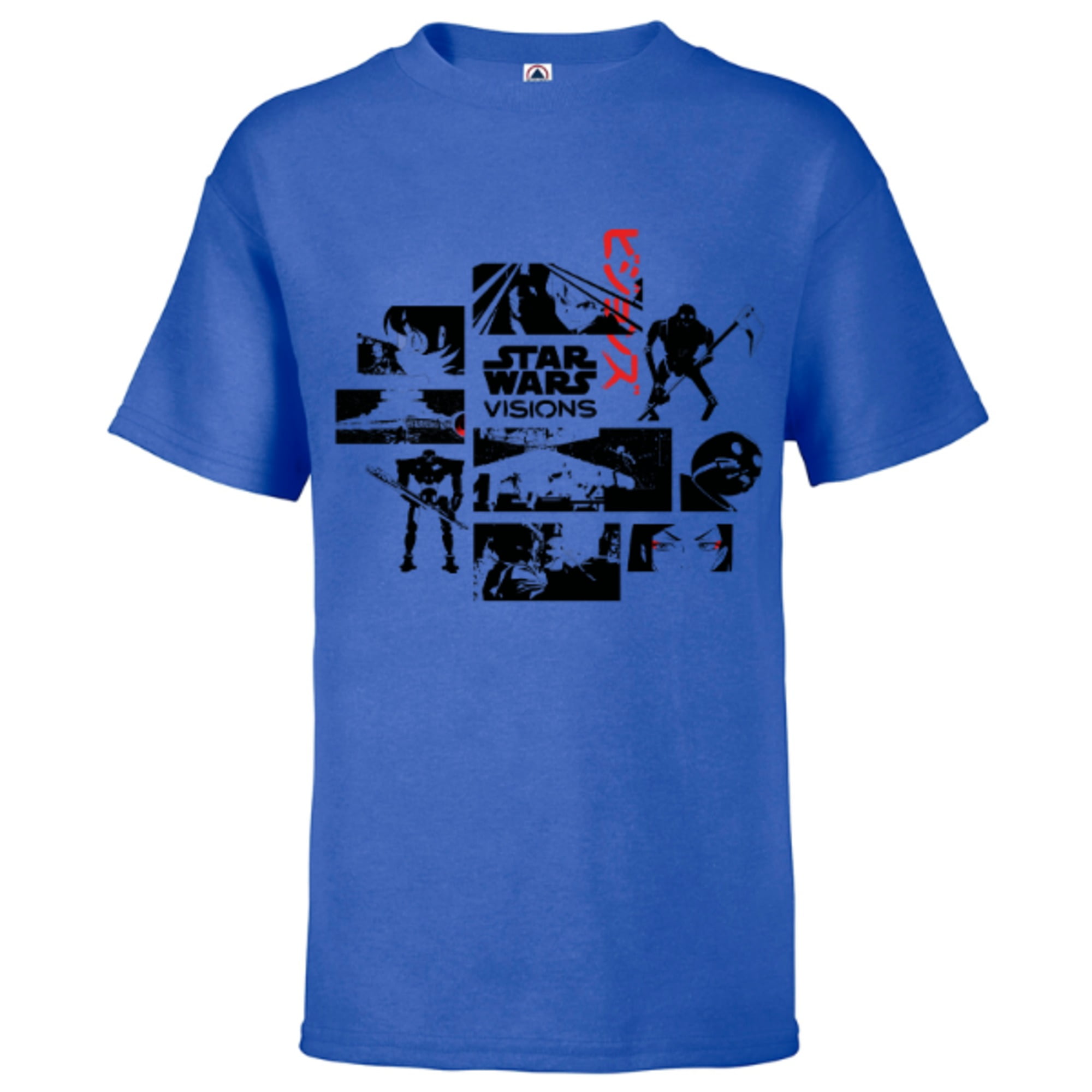 Star Wars: Visions Artwork Panels - Short Sleeve T-Shirt for Kids ...