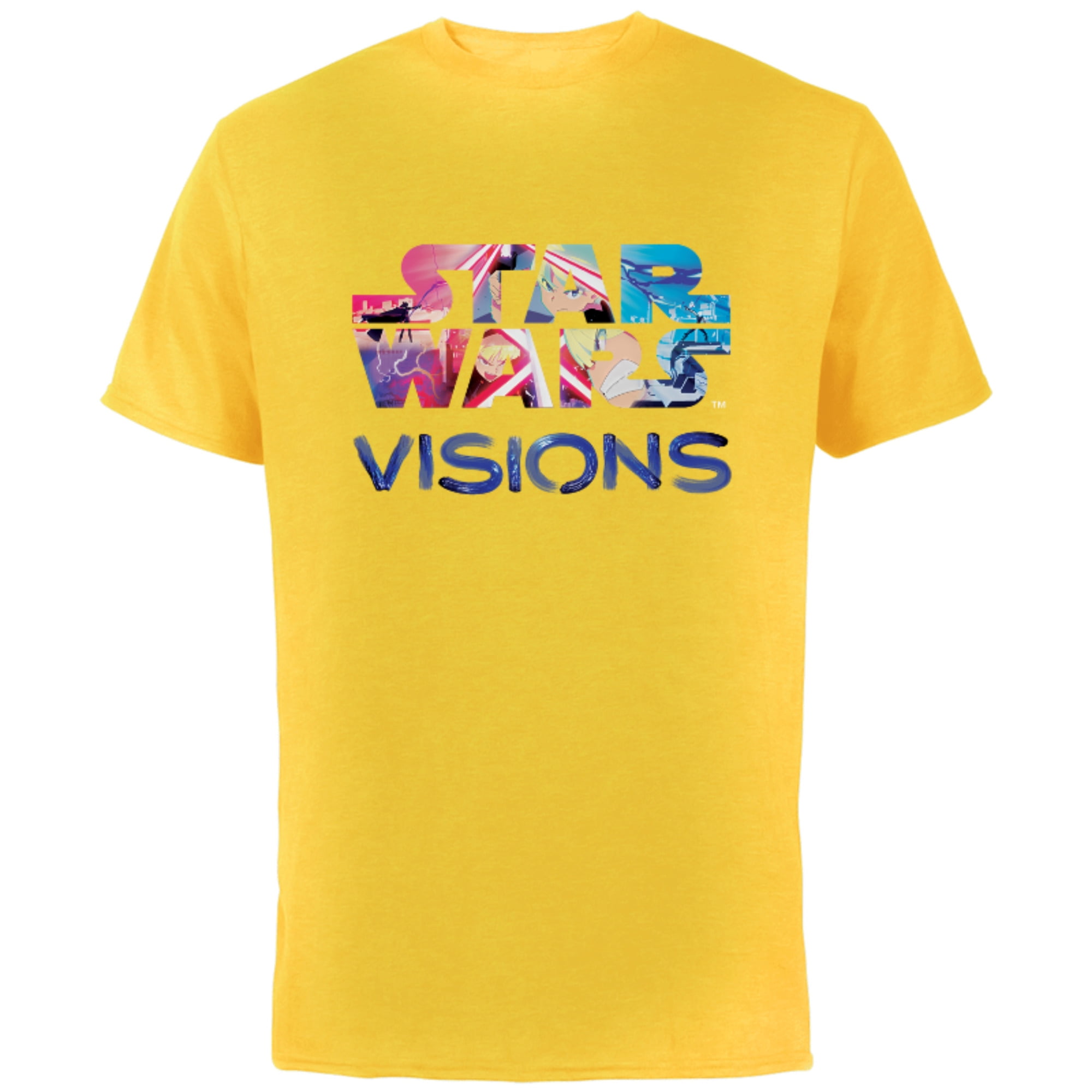 Star Wars: Visions Logo - Short Sleeve Cotton T-Shirt for Adults ...