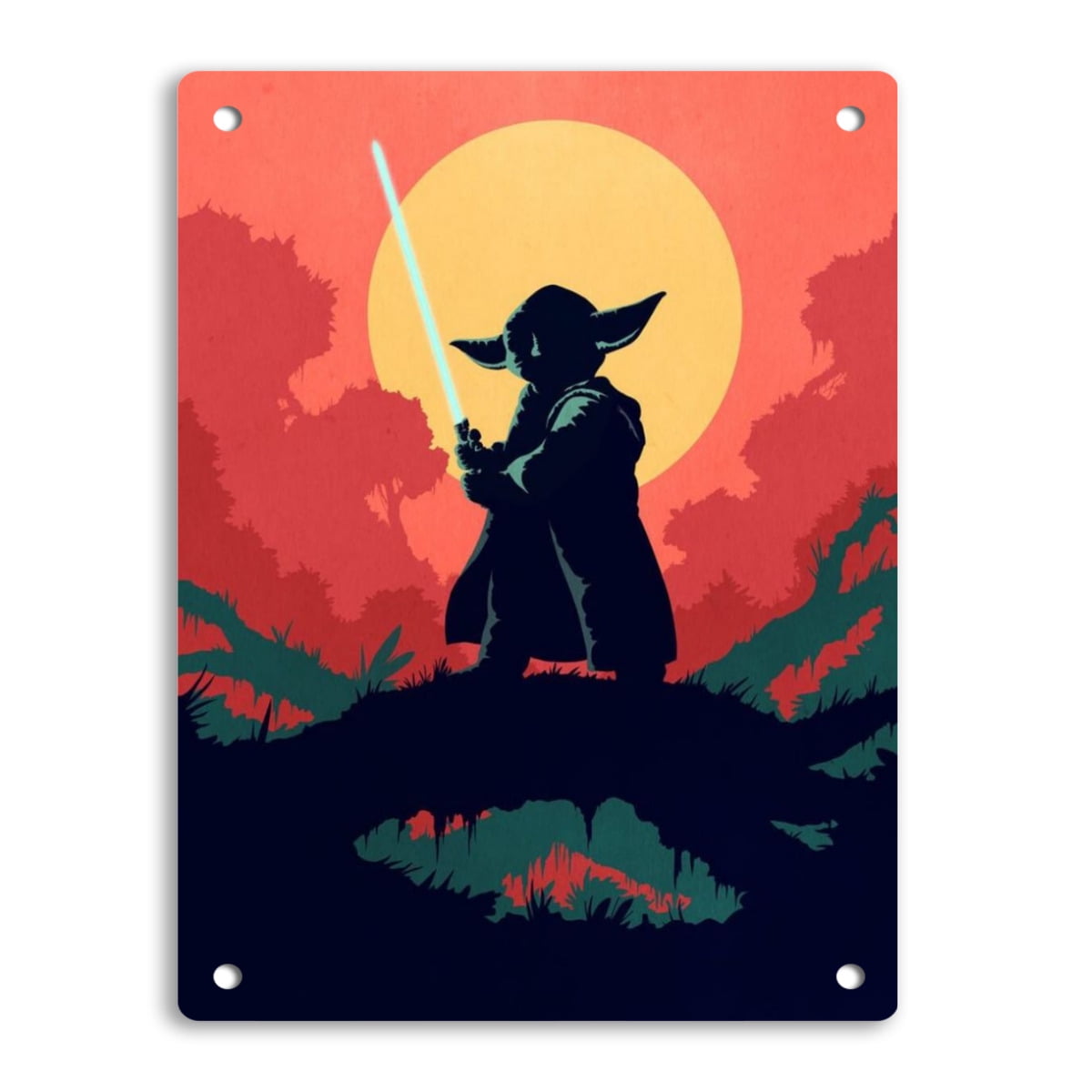 Star Wars Wall Sign - Cartoon Aluminum Poster 12 X 15 Inch Home Bar ...