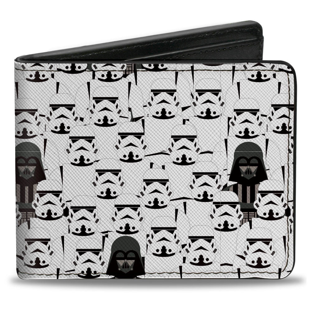 Star Wars Wallet, Bifold, Star Wars Darth Vader And Stormtroopers ...