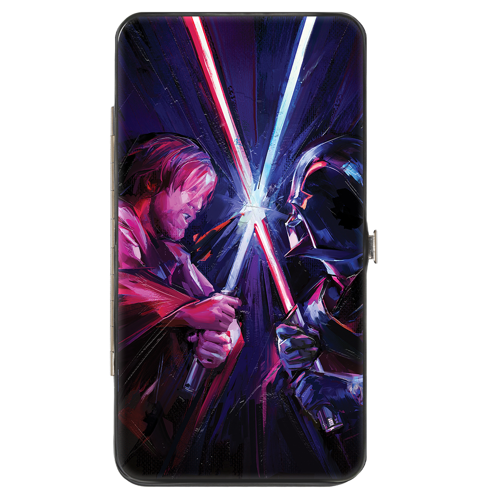 Star Wars Wallet, Hinged, Obi Wan Kenobi and Darth Vader Battle Clash ...