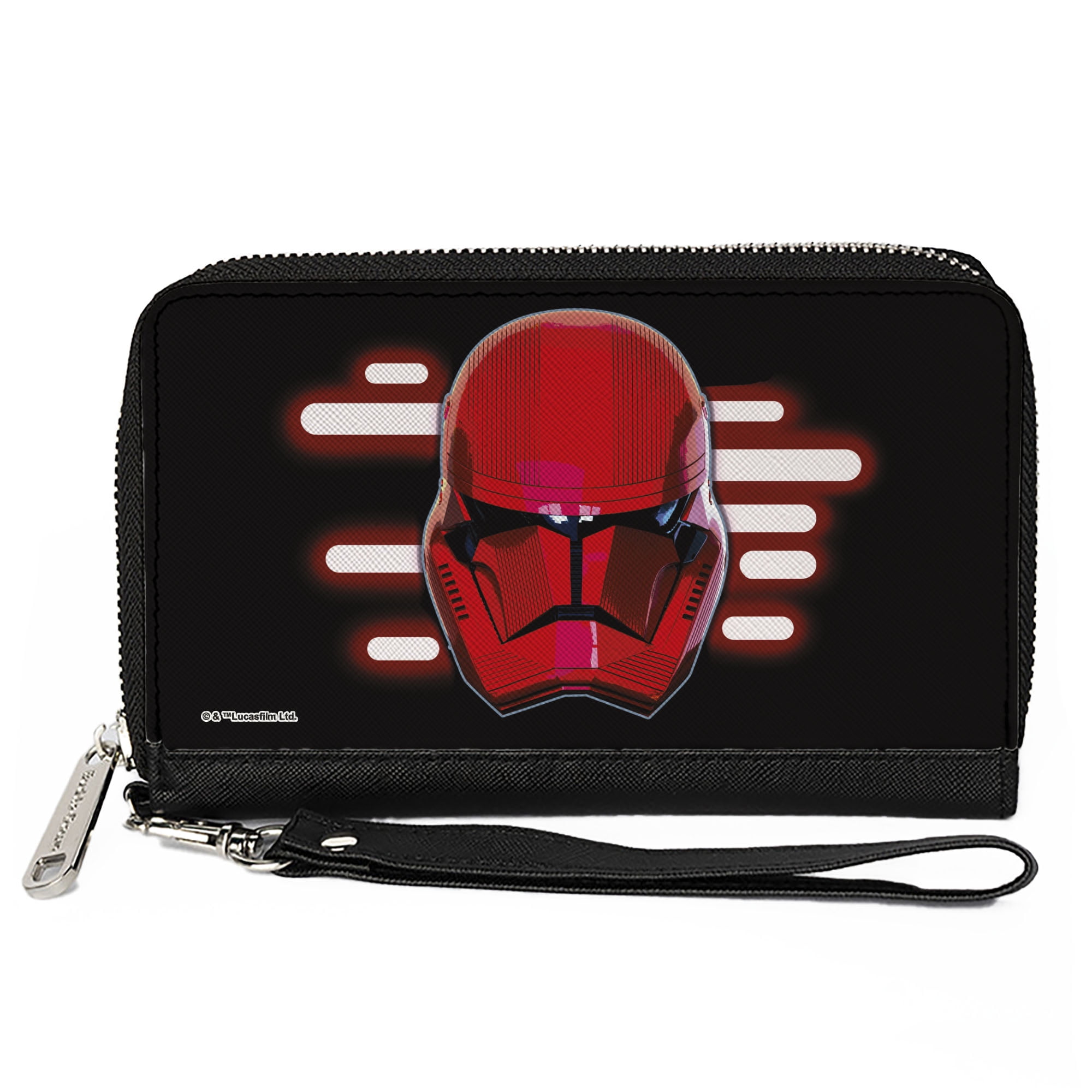 Star Wars Wallet, Zip Around, Star Wars Sith Trooper Face Black Reds ...