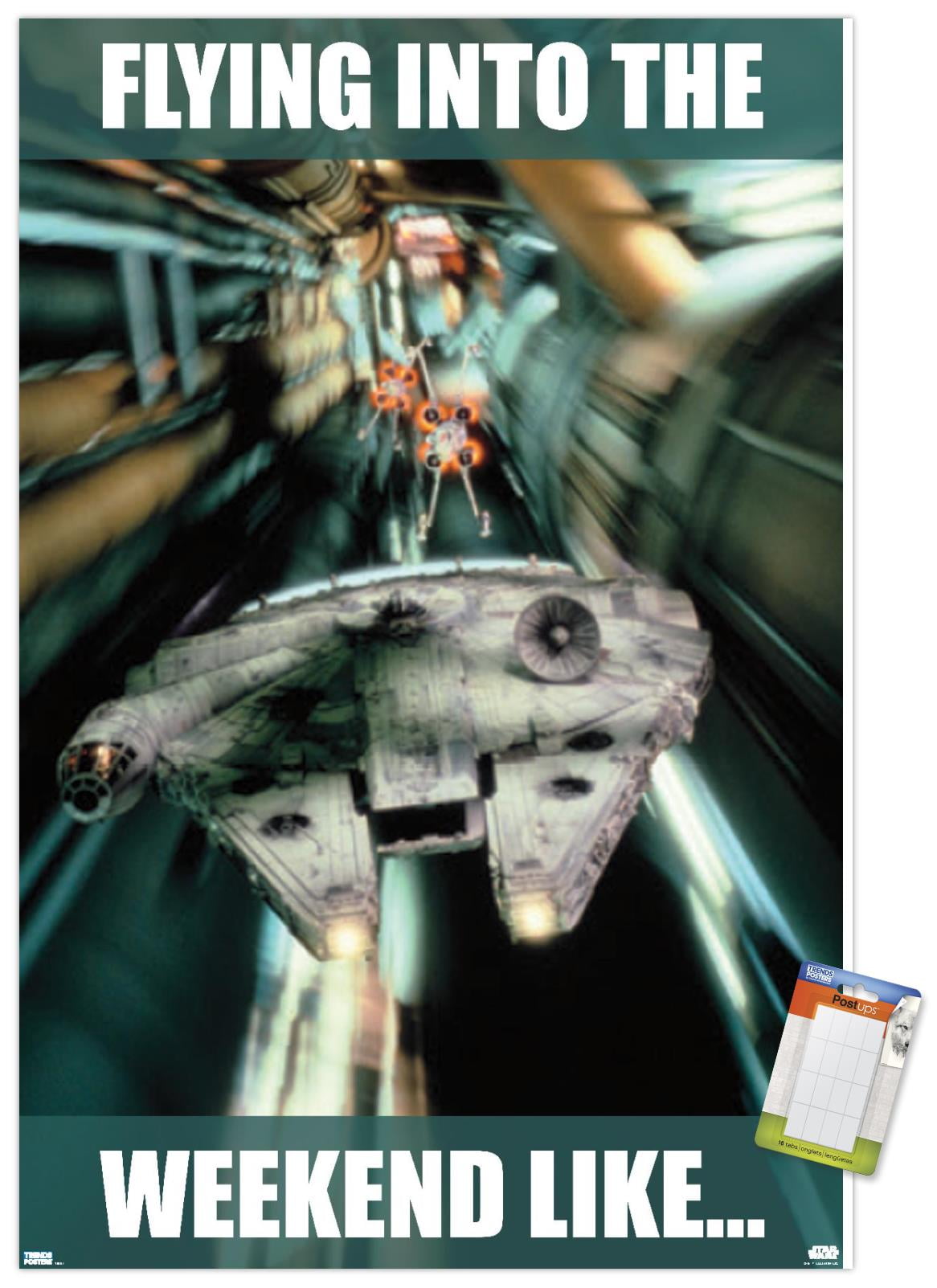 Star Wars - Weekend Premium Poster and Poster Mount Bundle - Walmart.com