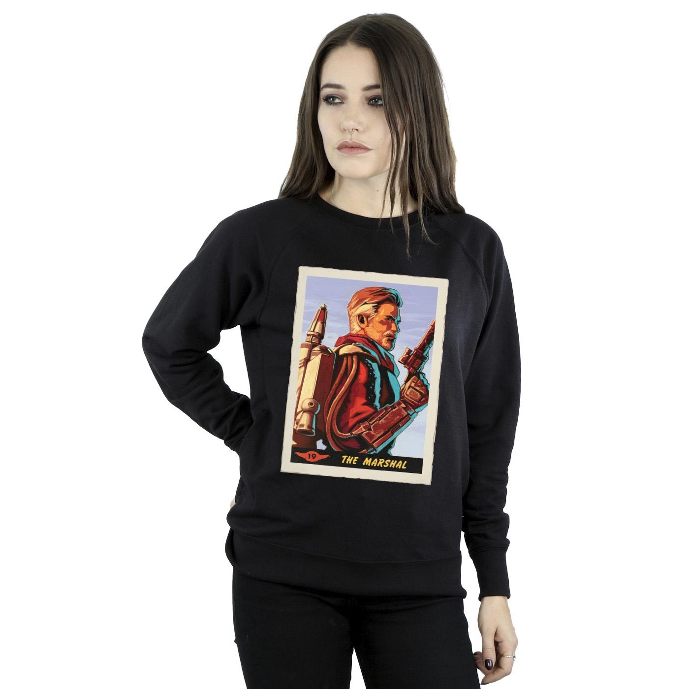 Star Wars Womens The Mandalorian The Marshal Sweatshirt - Walmart.com Star Wars Womens The Mandalorian The Marshal Sweatshirt - Walmart.com