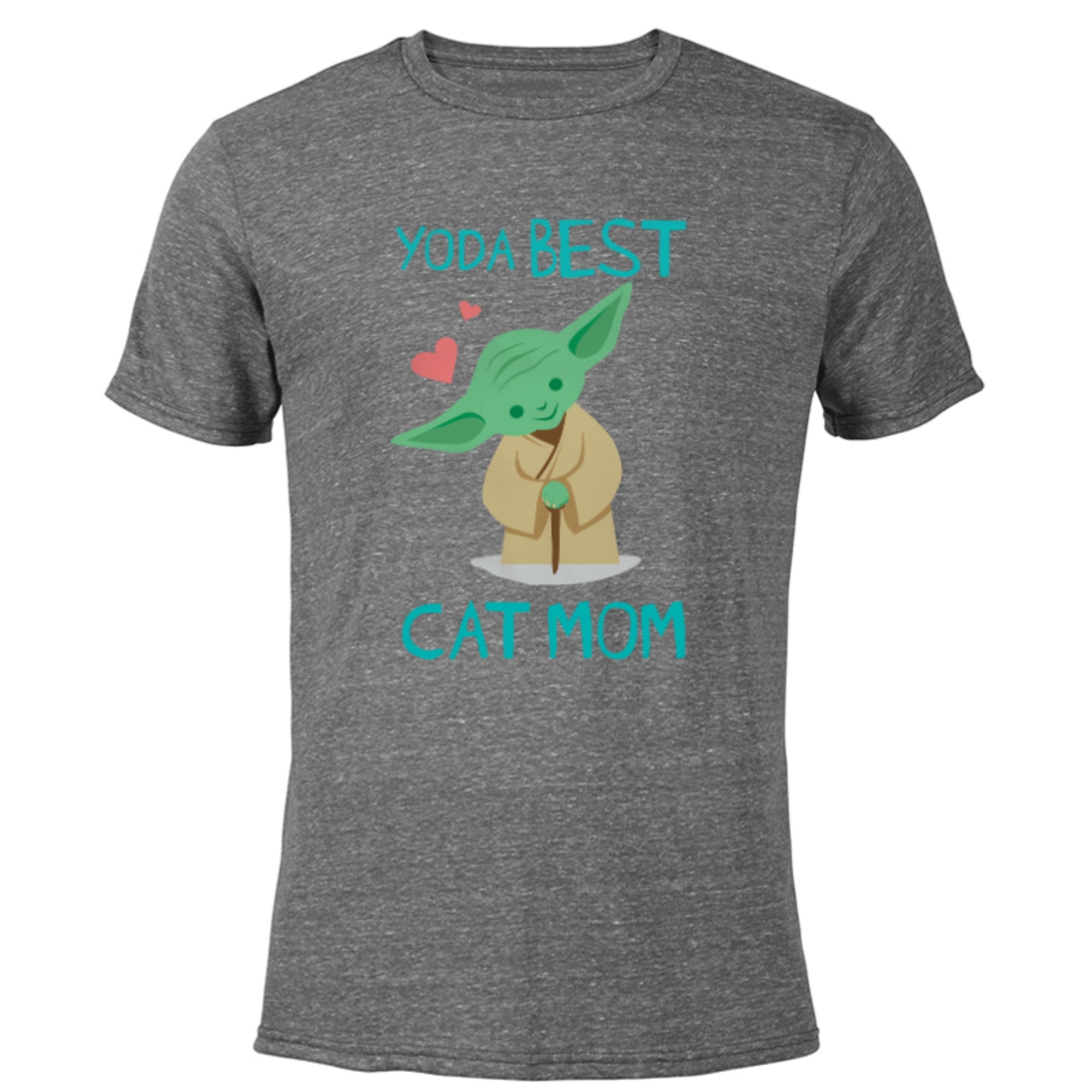 Star Wars Yoda Best Cat Mom Yoda Chibi Portrait Family- Short Sleeve ...