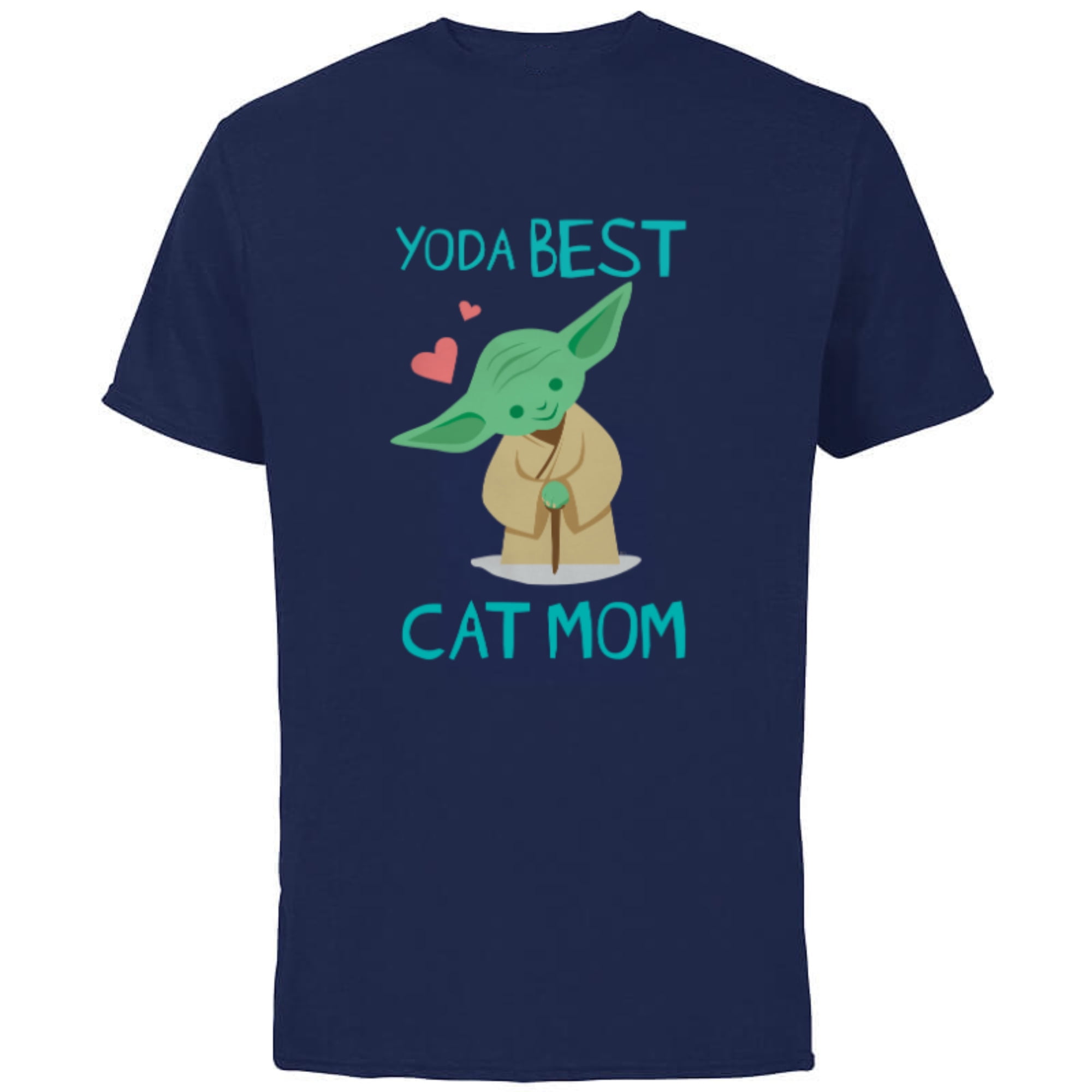 Star Wars Yoda Best Cat Mom Yoda Chibi Portrait Family- Short Sleeve ...