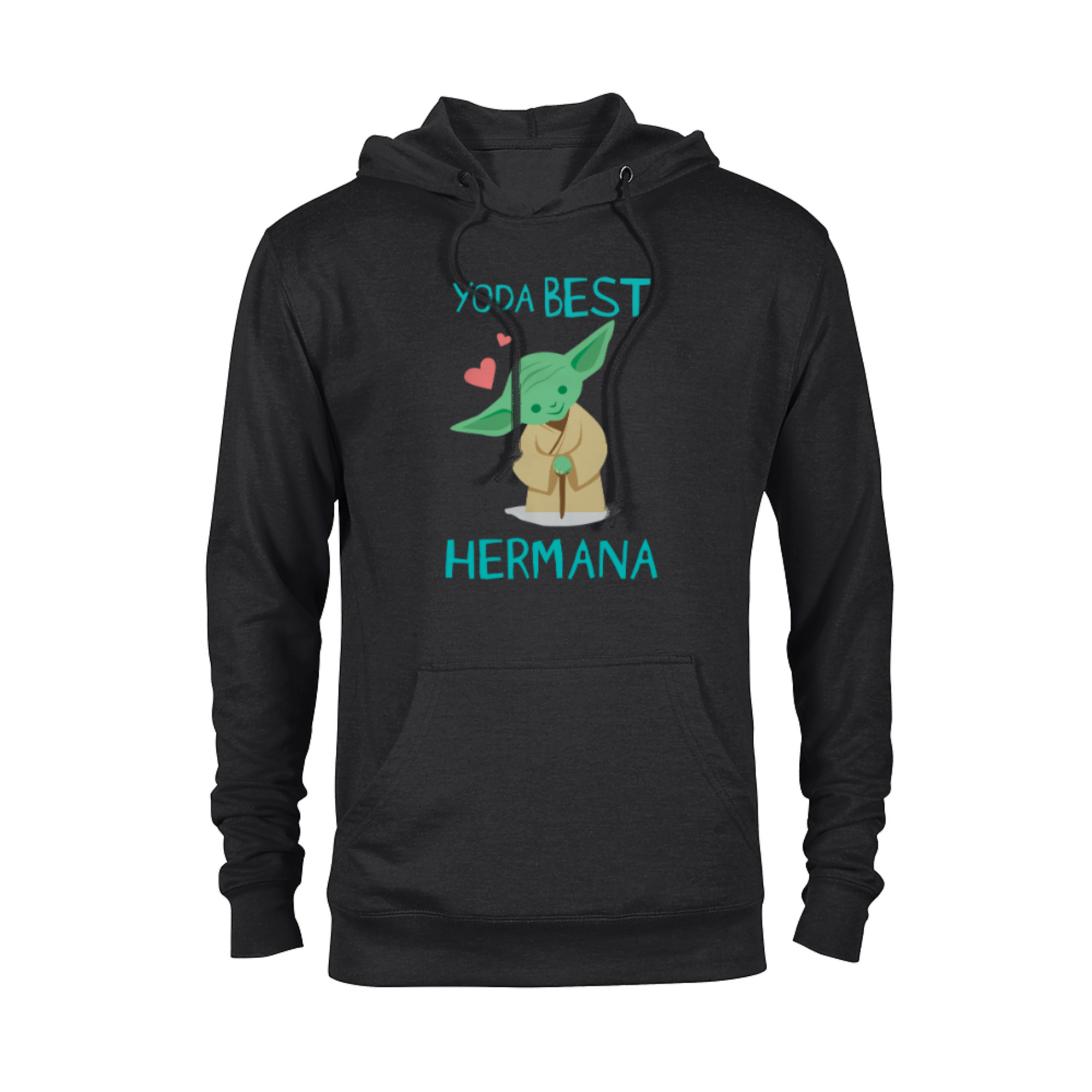 Star Wars Yoda Best Hermana Yoda Chibi Familia Spanish- Pullover Hoodie ...