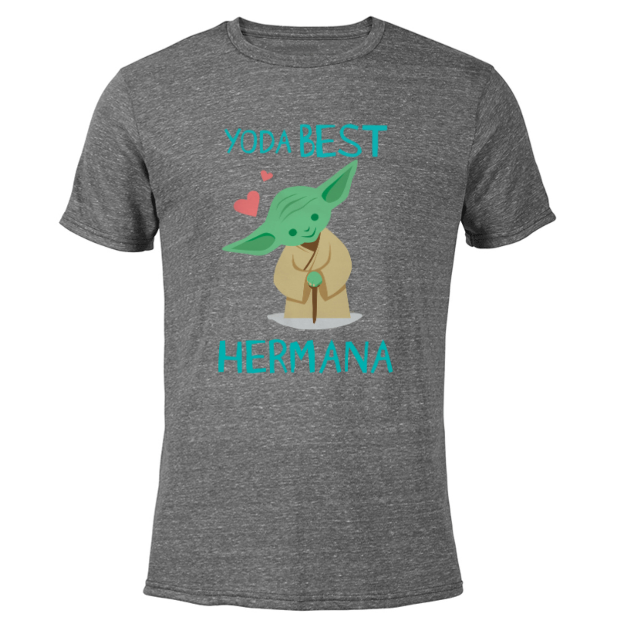 Star Wars Yoda Best Hermana Yoda Chibi Familia Spanish- Short Sleeve ...