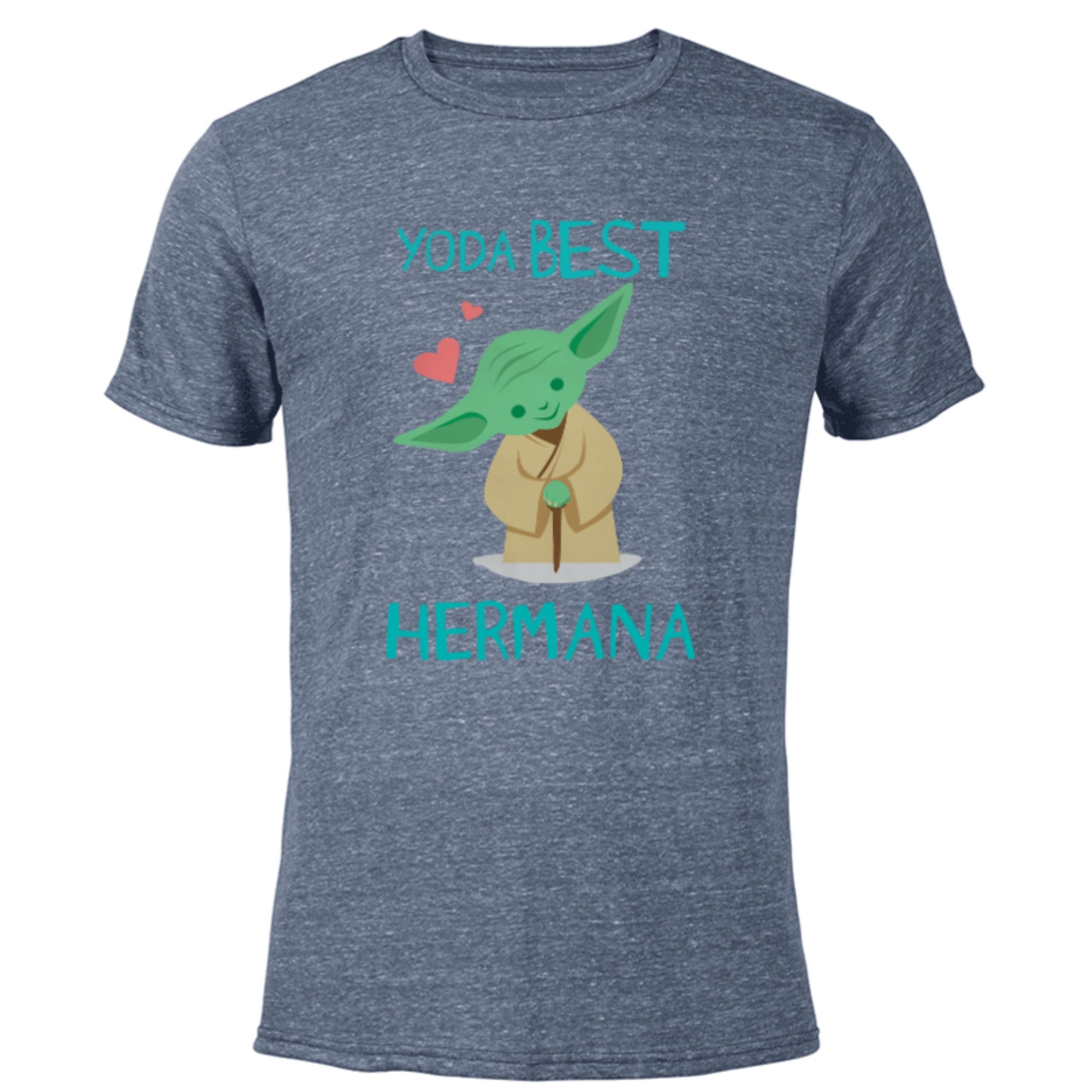 Star Wars Yoda Best Hermana Yoda Chibi Familia Spanish- Short Sleeve ...