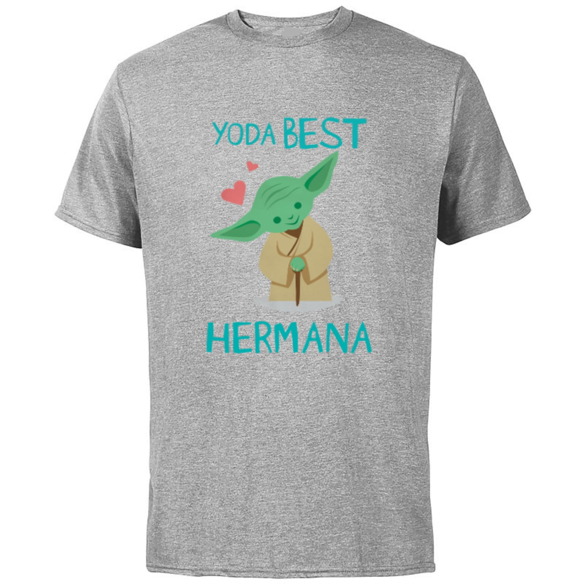 Star Wars Yoda Best Hermana Yoda Chibi Familia Spanish- Short Sleeve ...