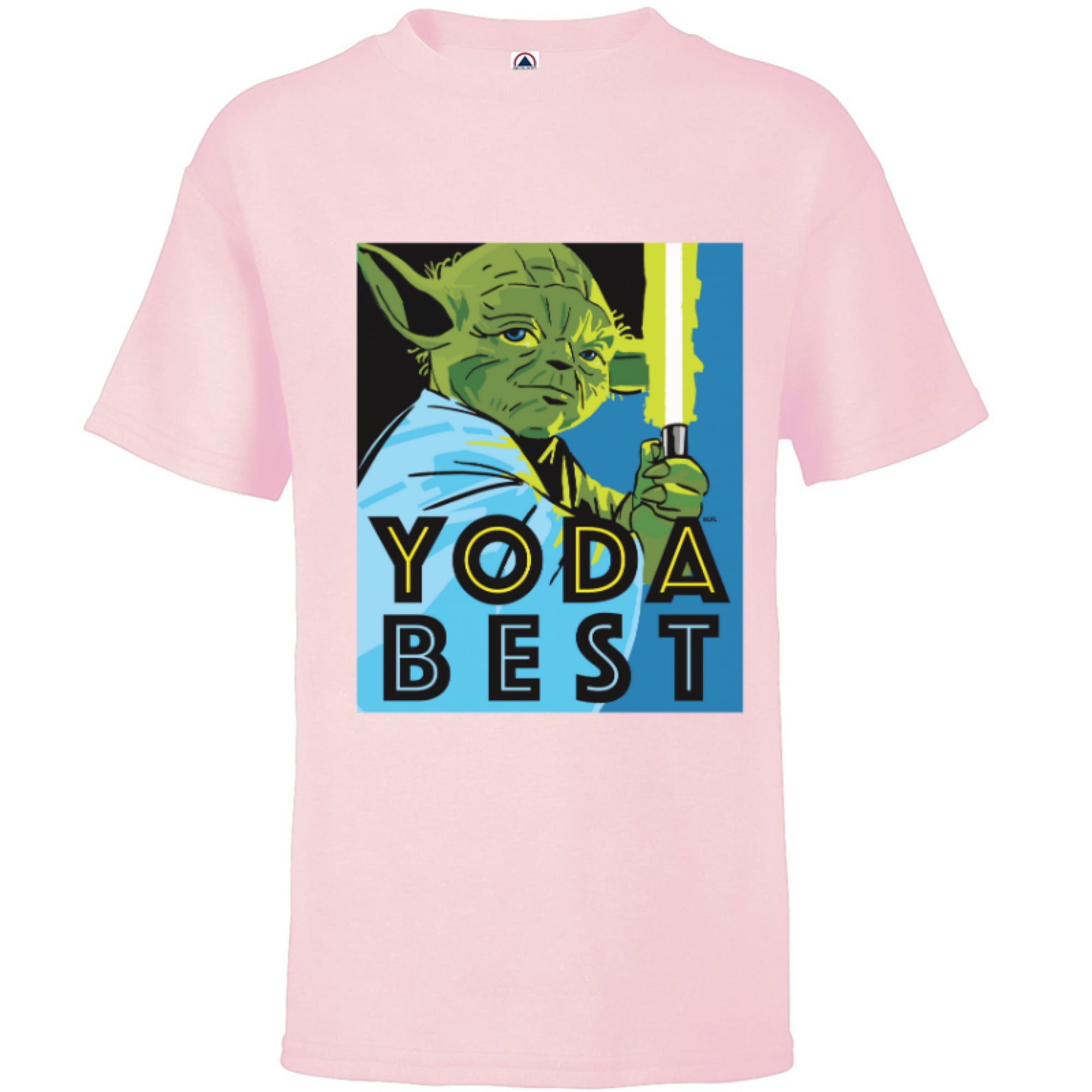 Star Wars Yoda Best Jedi Master with Lightsaber - Short Sleeve T-Shirt ...