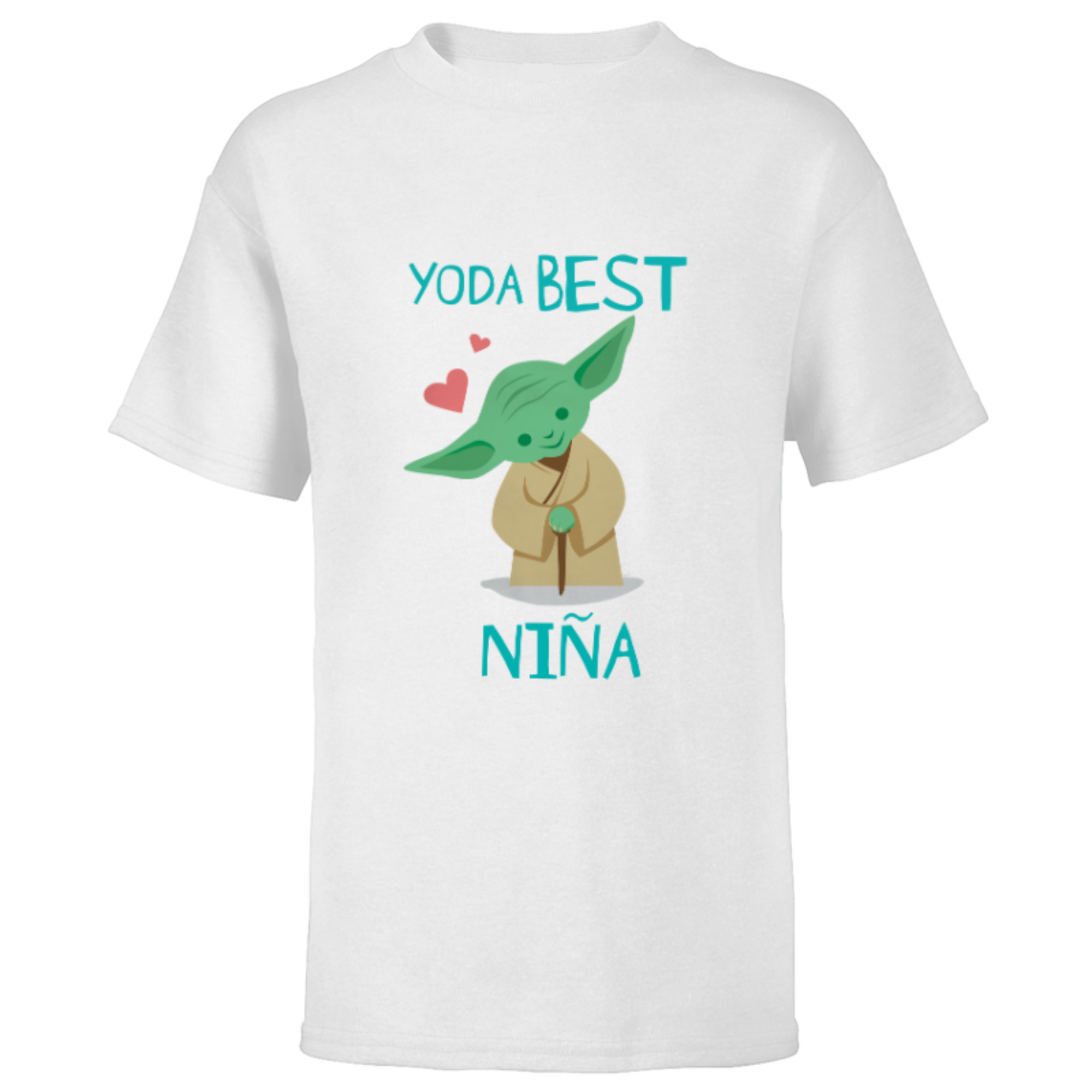 Star Wars Yoda Best Niña Yoda Chibi Portrait Familia Spanish- Short ...