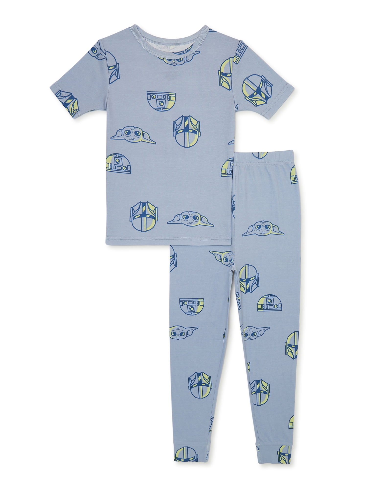Star Wars Yoda Boys Cotton Pajama Sleep Set, Sizes 4-10 - Walmart.com