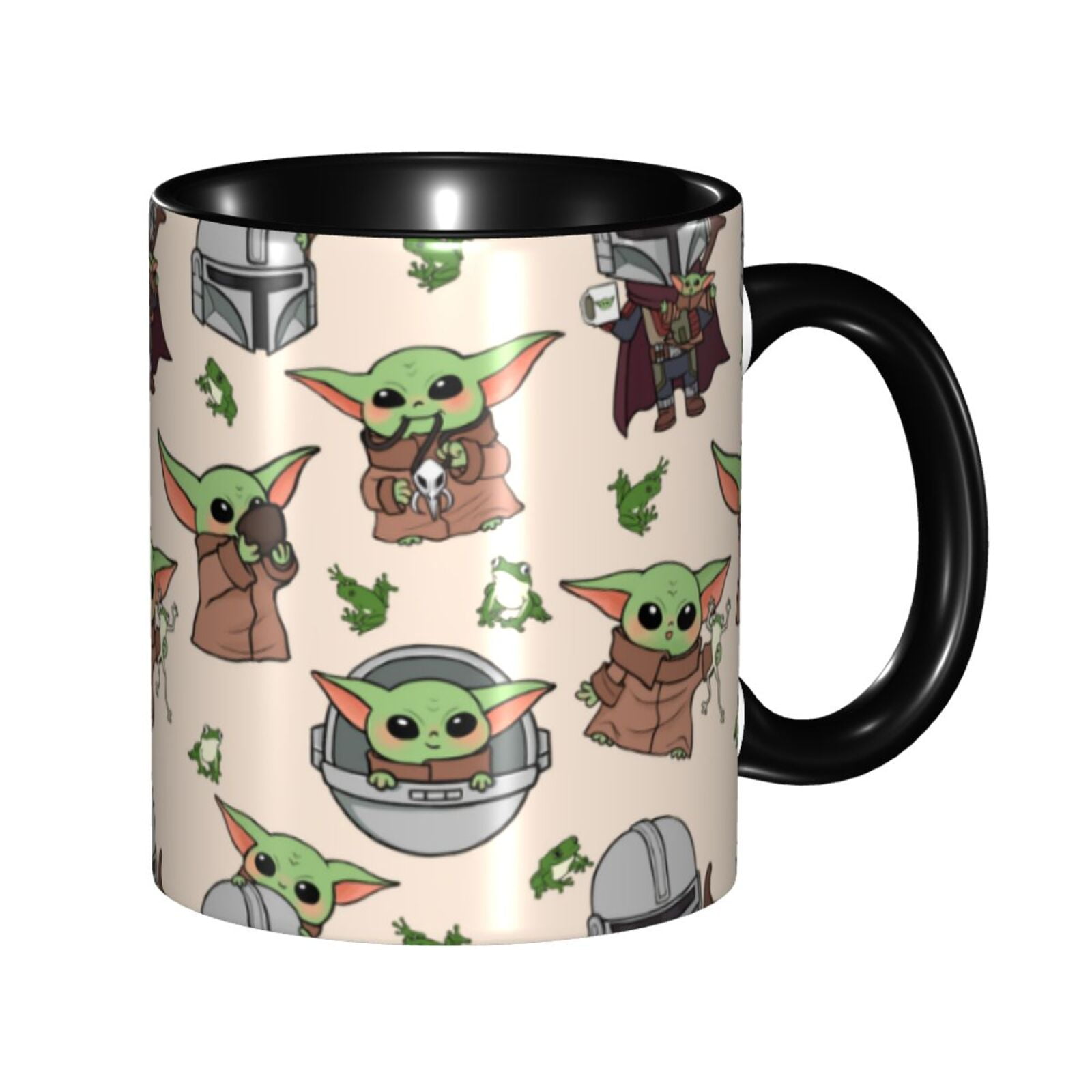 Star Wars Yoda Coffee Ceramic Mug Cup for Home Office with Handle 11 oz ...