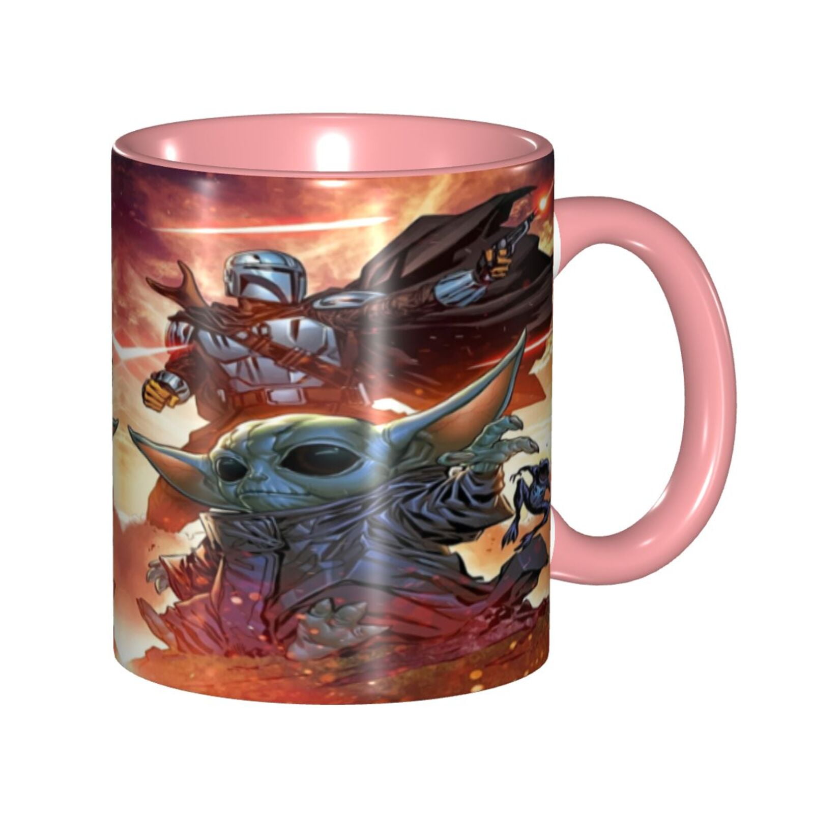 Star Wars Yoda Coffee Ceramic Mug Cup for Home Office with Handle 11 oz ...