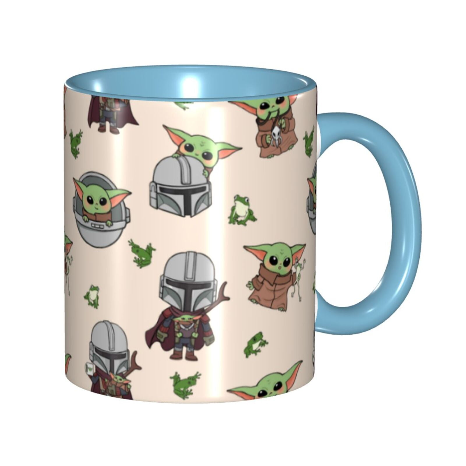 Star Wars Yoda Coffee Ceramic Mug Cup for Home Office with Handle 11 oz ...