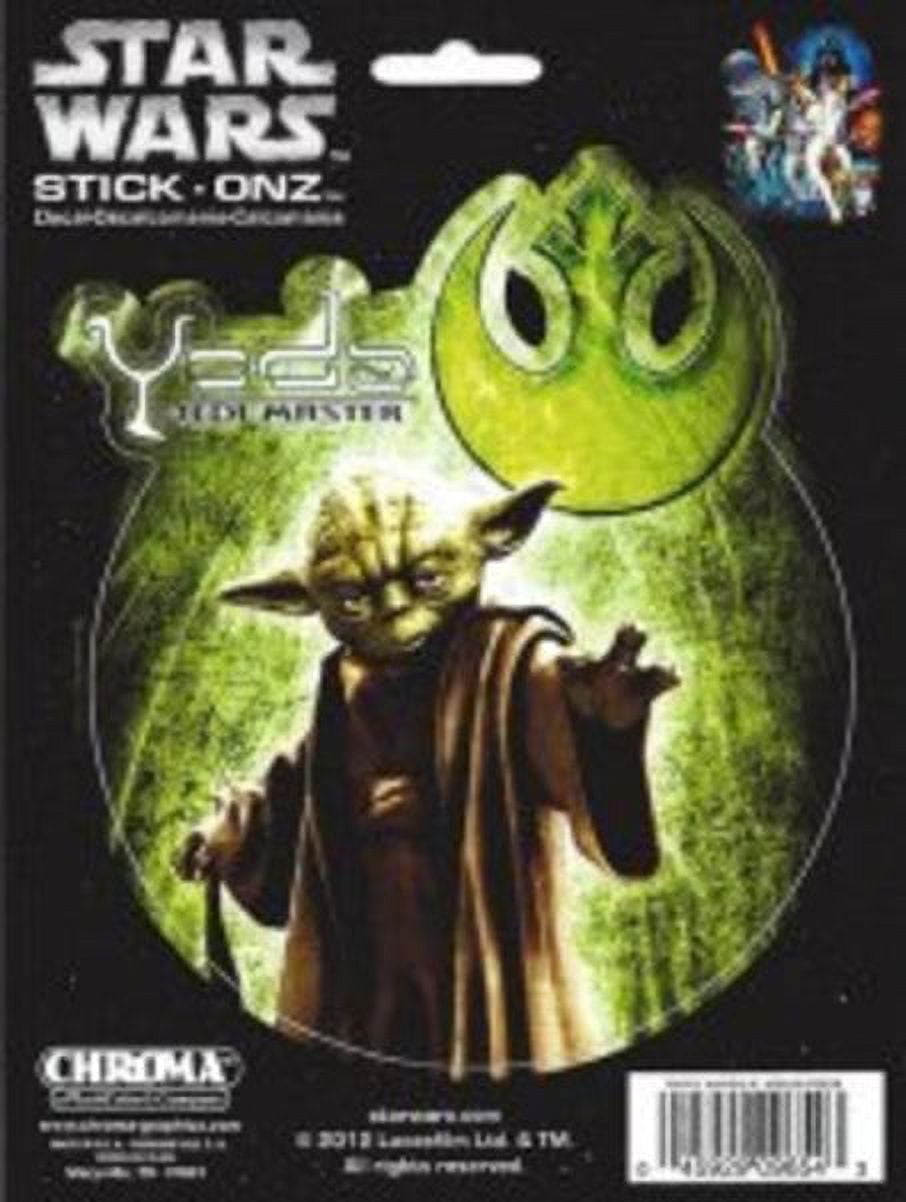 Star Wars Yoda Color Decal - Walmart.com