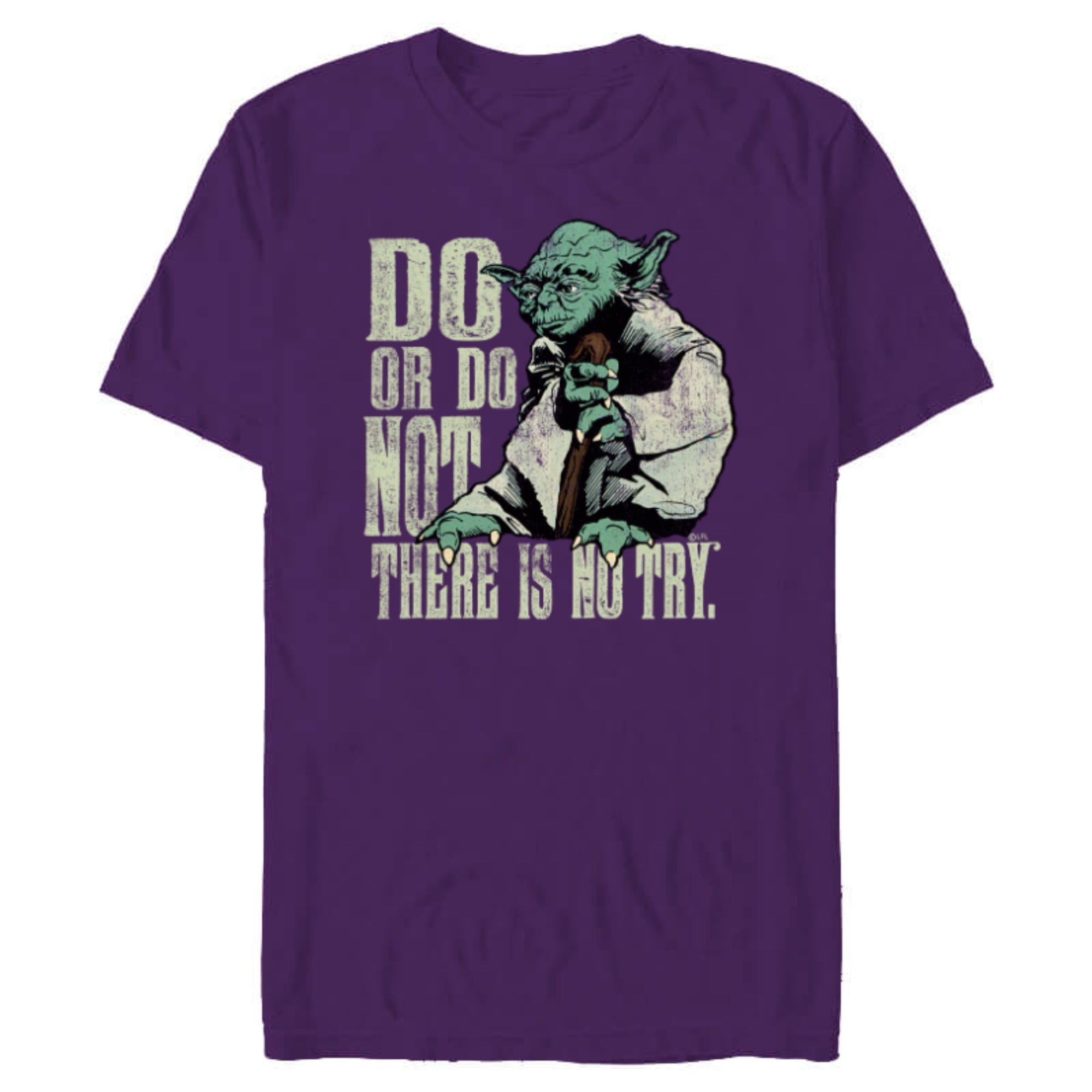 Star Wars Yoda Do or Do Not There is No Try Vintage Style - Short ...