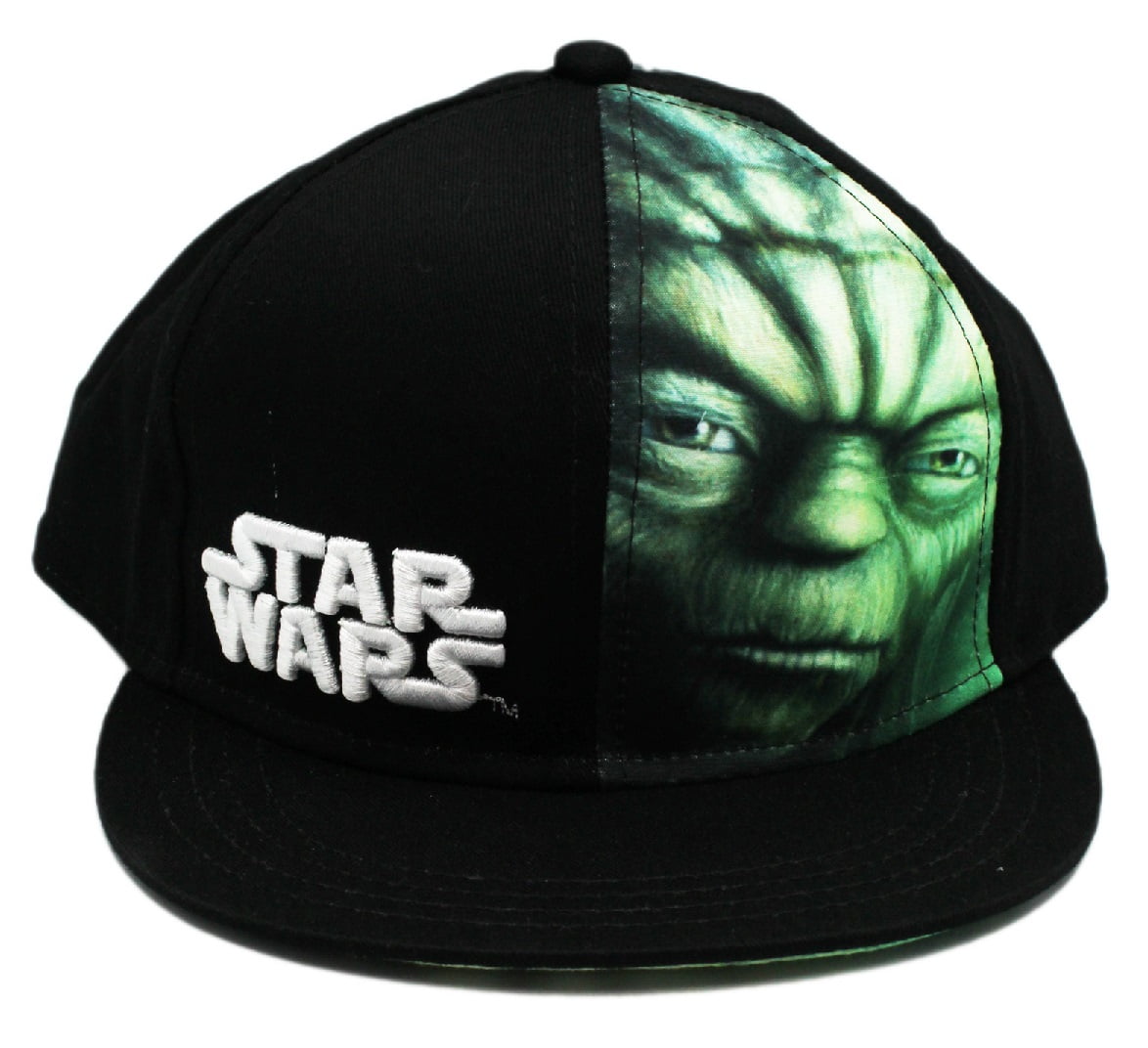 Star Wars Officially Licensed Yoda Graphic Art Design Snapback ...
