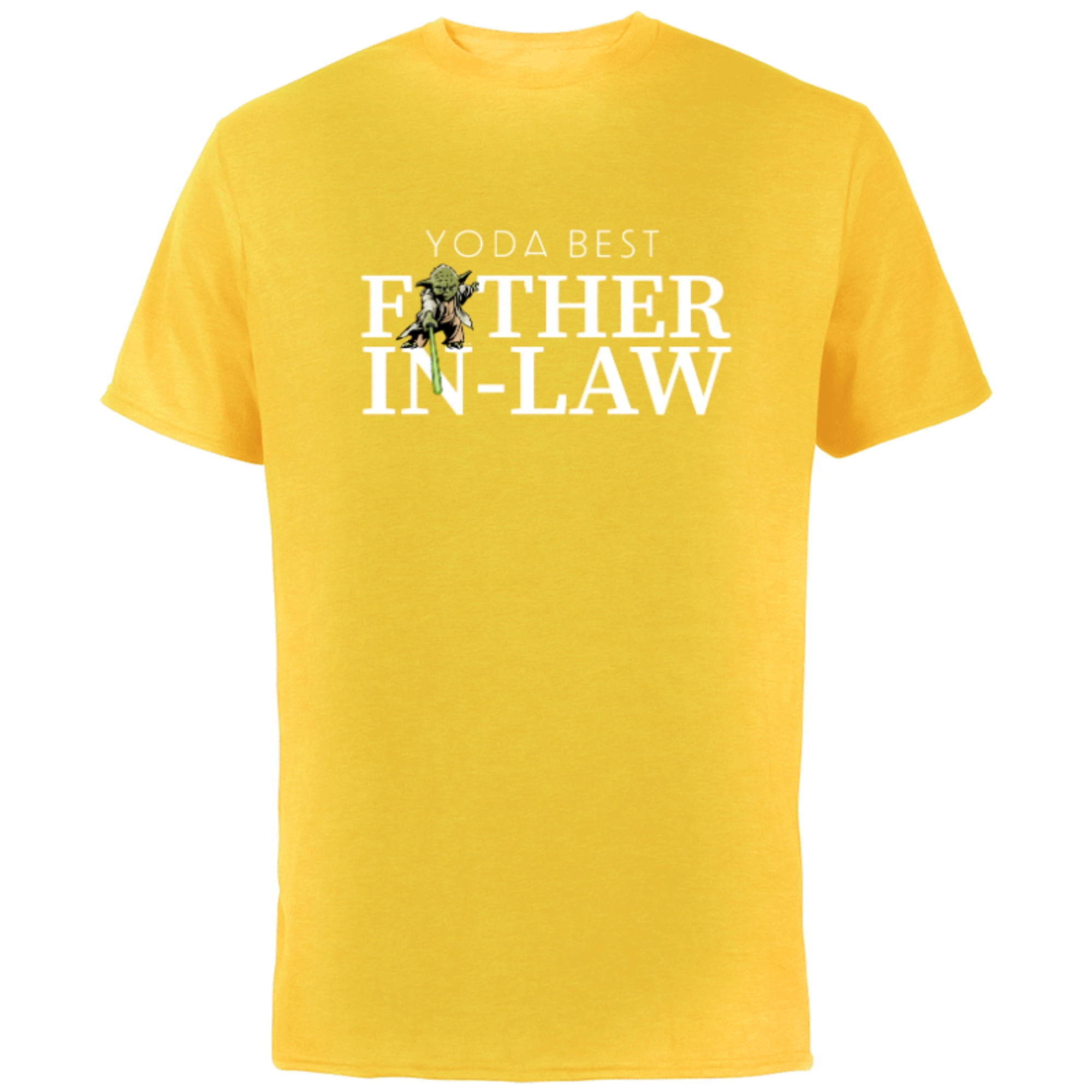 Star Wars Yoda Lightsaber Best Father-in-Law Father's Day - Short ...