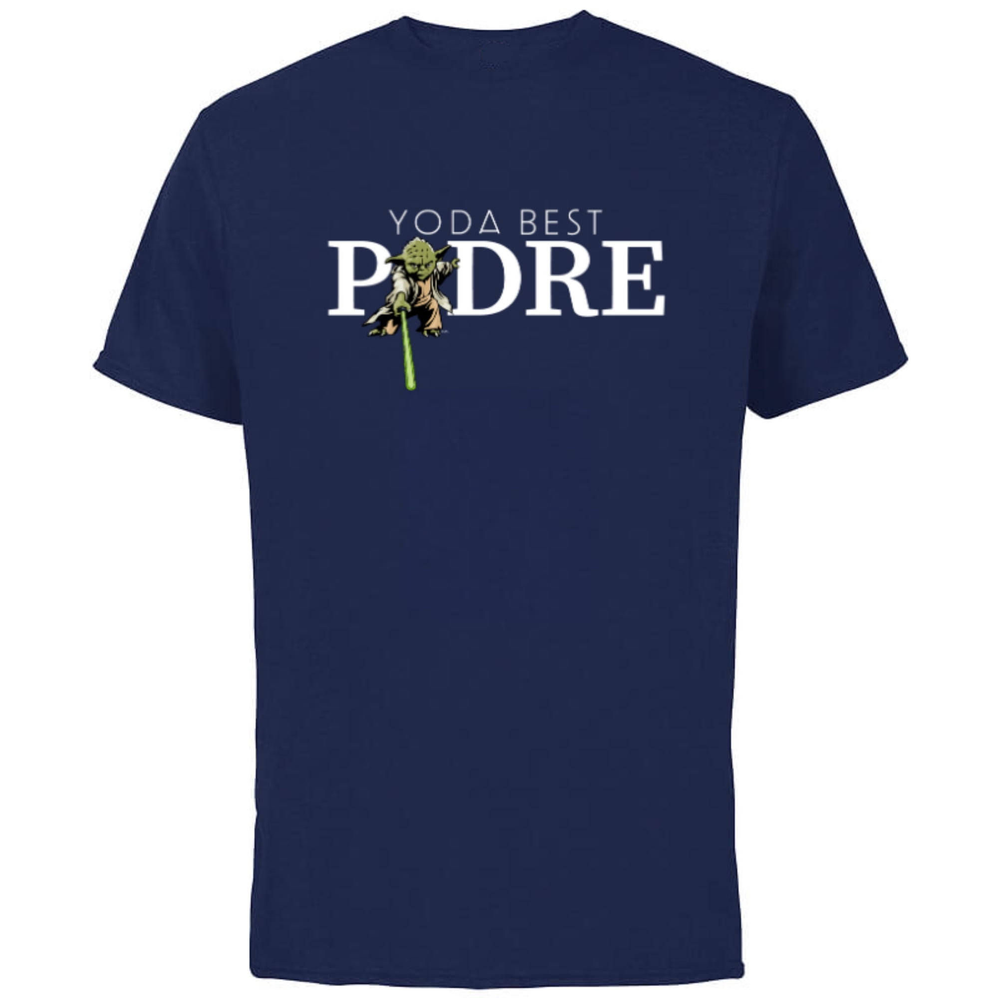 Star Wars Yoda Lightsaber Best Padre Birthday Día del Padre - Short ...