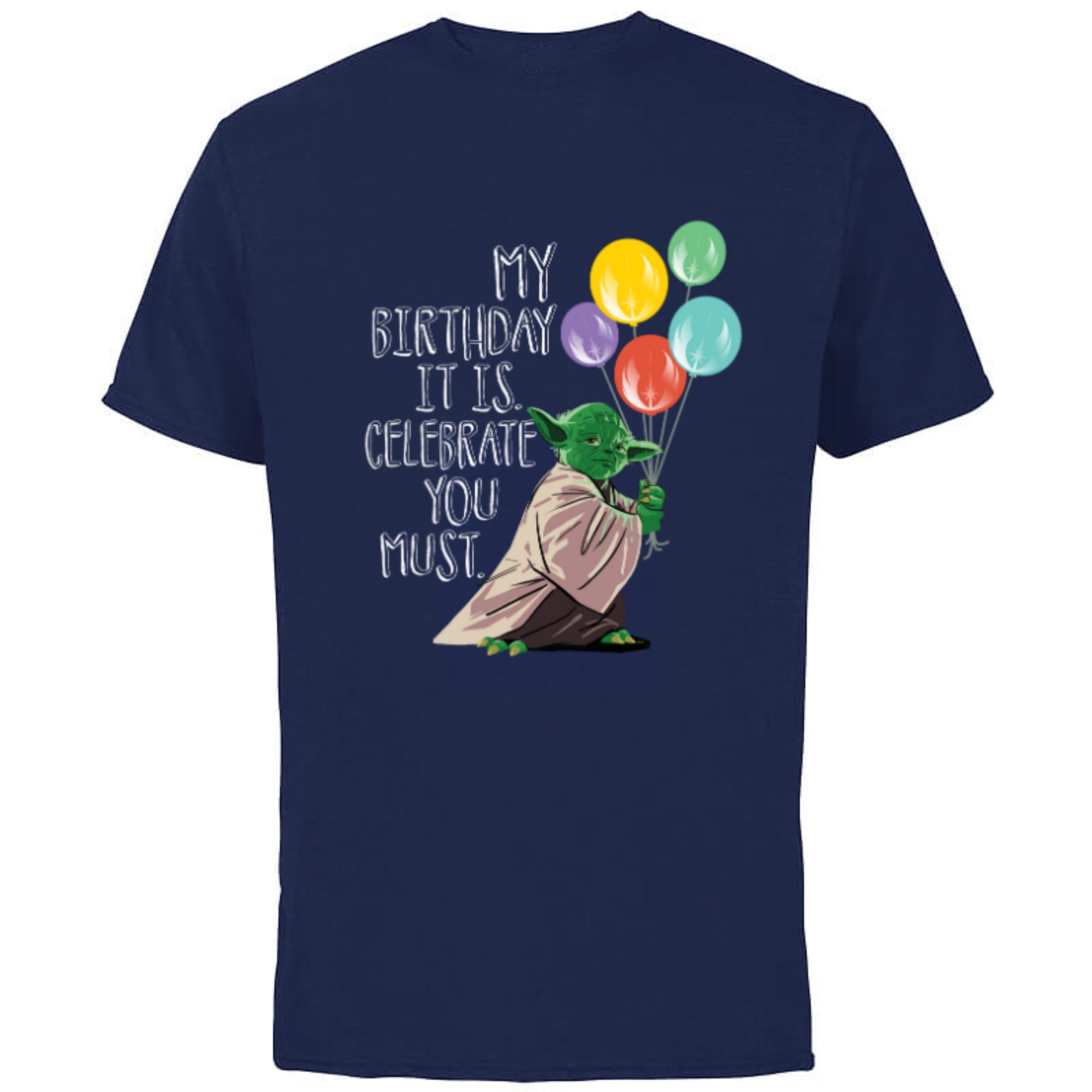 Star Wars Yoda “My Birthday It Is, Celebrate You Must” - Short Sleeve ...