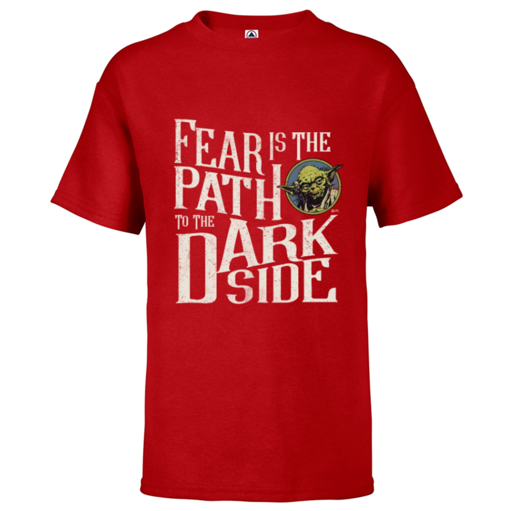 Star Wars Yoda Quote Fear is the Path to the Dark Side - Short Sleeve T ...