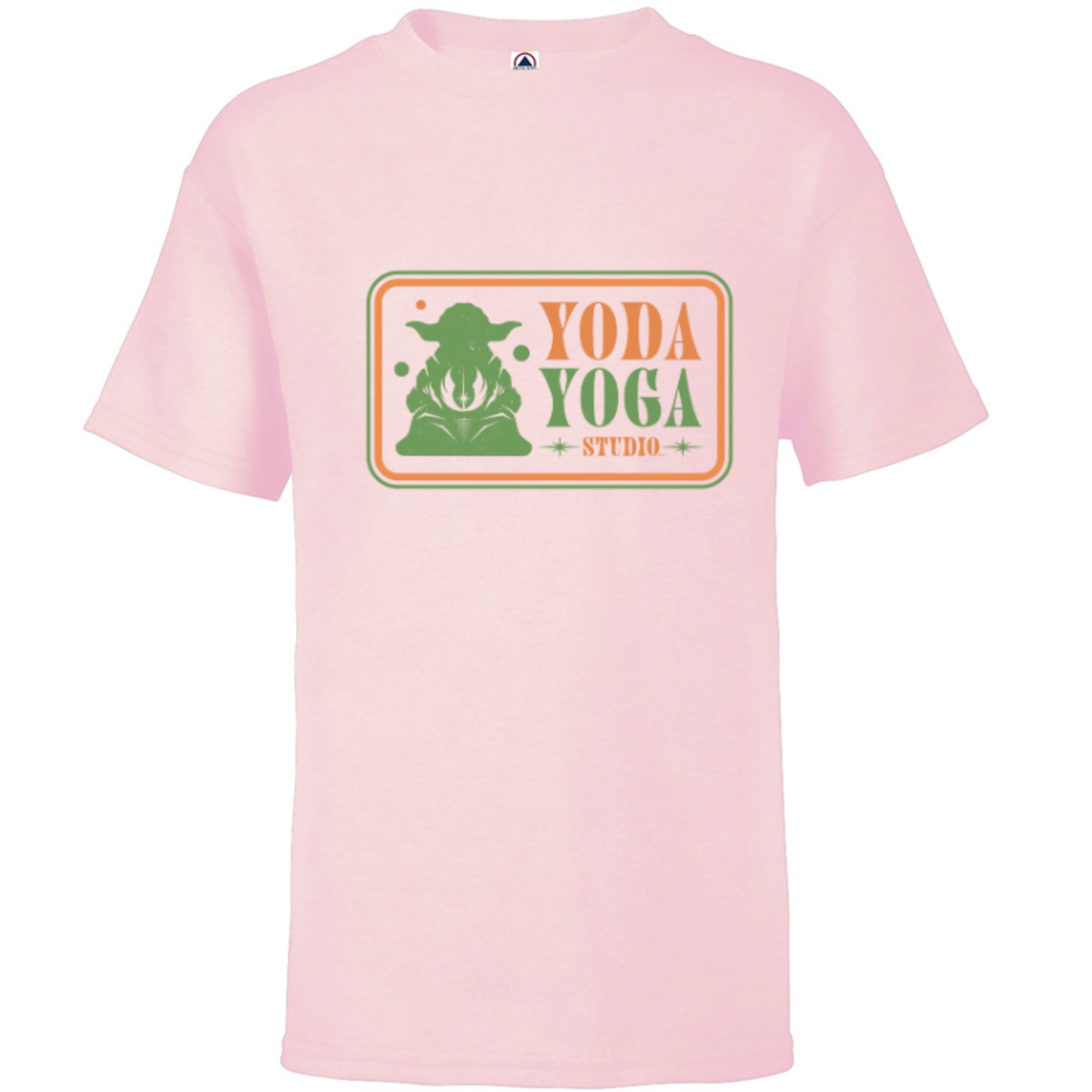 Star Wars Yoda Yoga Studio Logo Funny - Short Sleeve T-Shirt for Kids ...