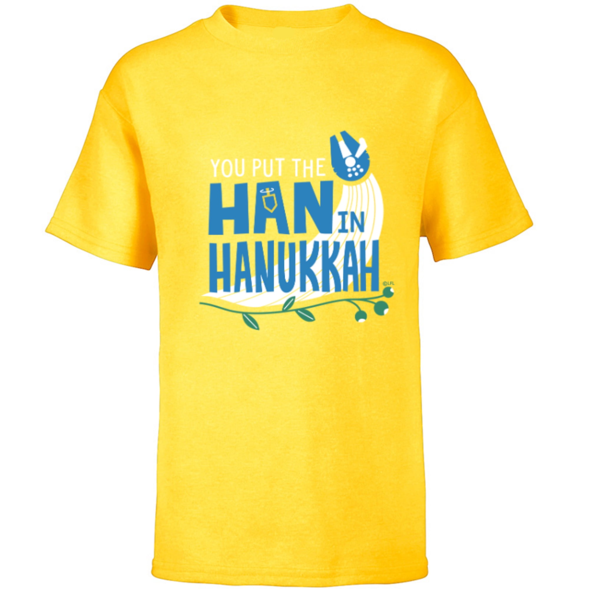 Star Wars You Put the Han in Hanukkah Millennium Falcon - Short Sleeve ...
