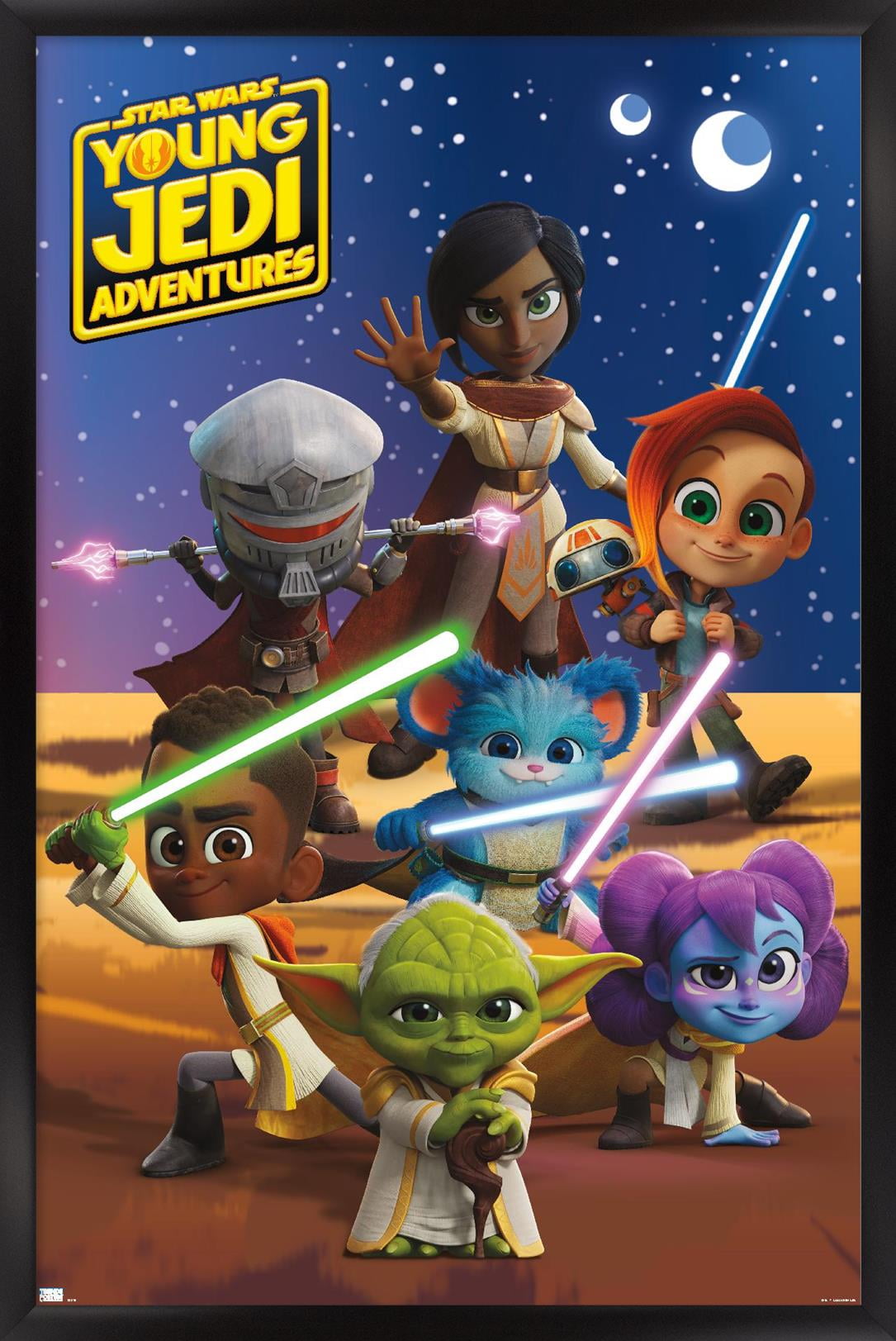 Star Wars: Young Jedi Adventures - Group Wall Poster, 22.375" x 34 ...