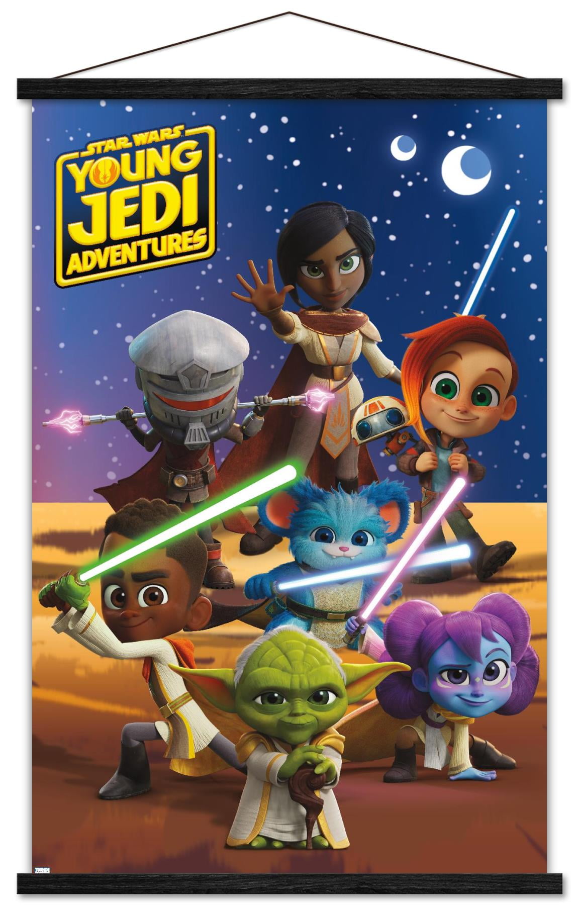 Star Wars: Young Jedi Adventures - Group Wall Poster with Magnetic ...