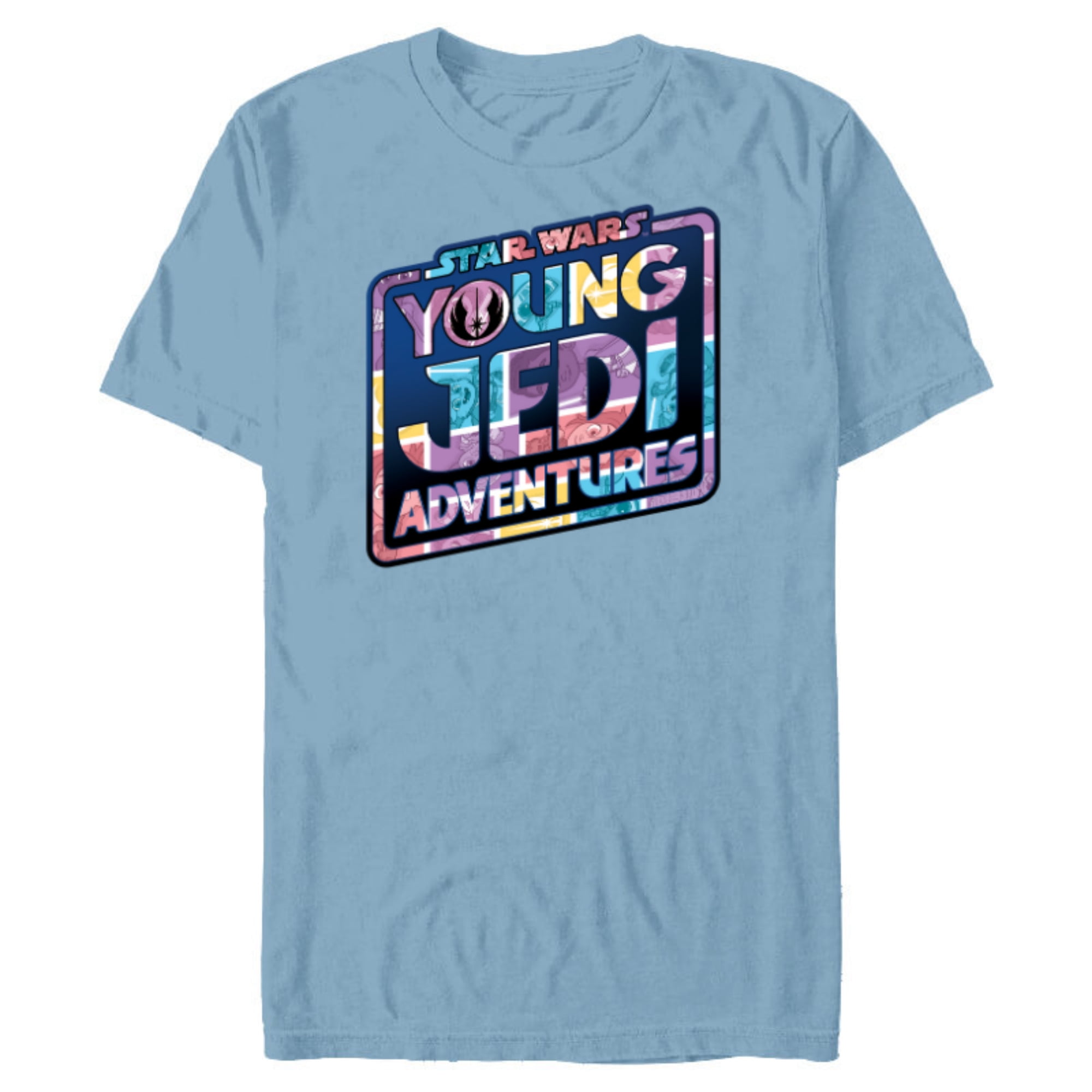 Star Wars Young Jedi Adventures Logo with Character Art - Short Sleeve ...