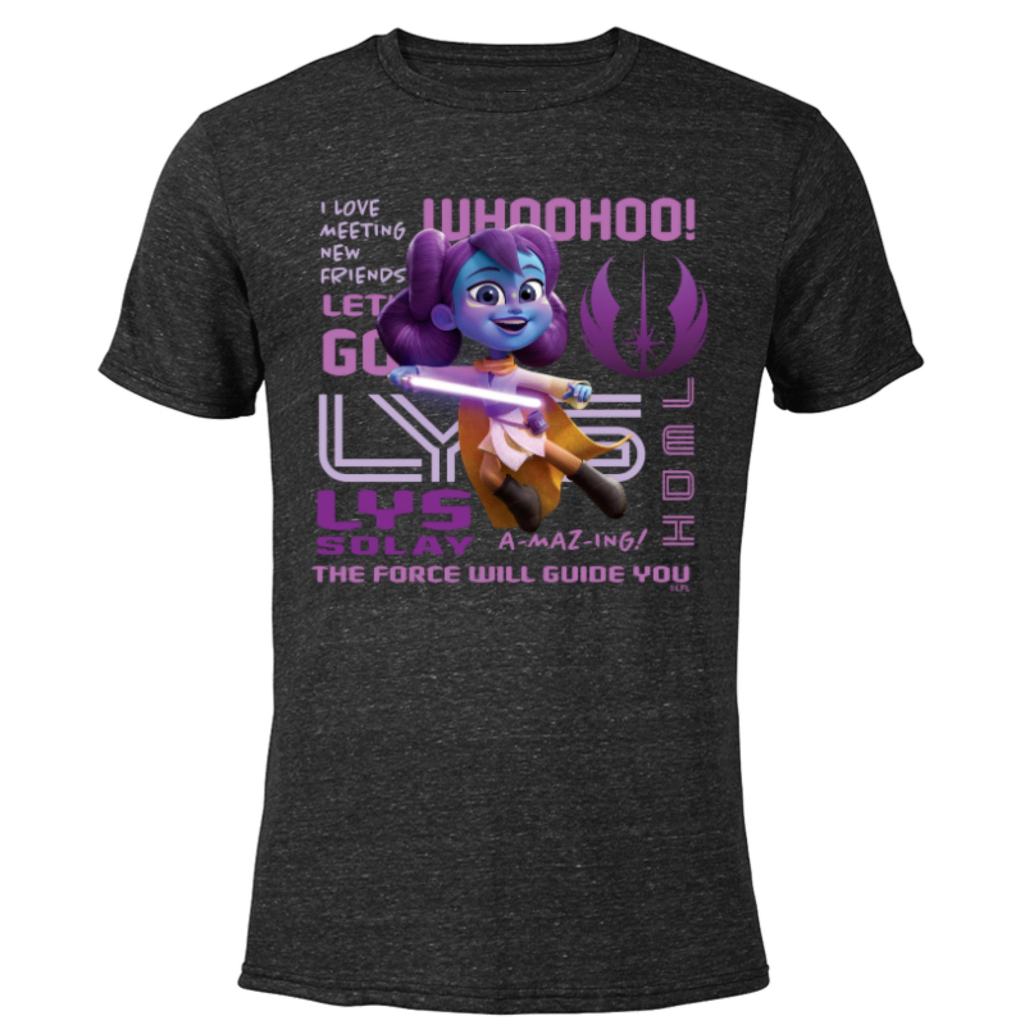 Star Wars Young Jedi Adventures Lys Solay Amazing Jedi - Short Sleeve ...