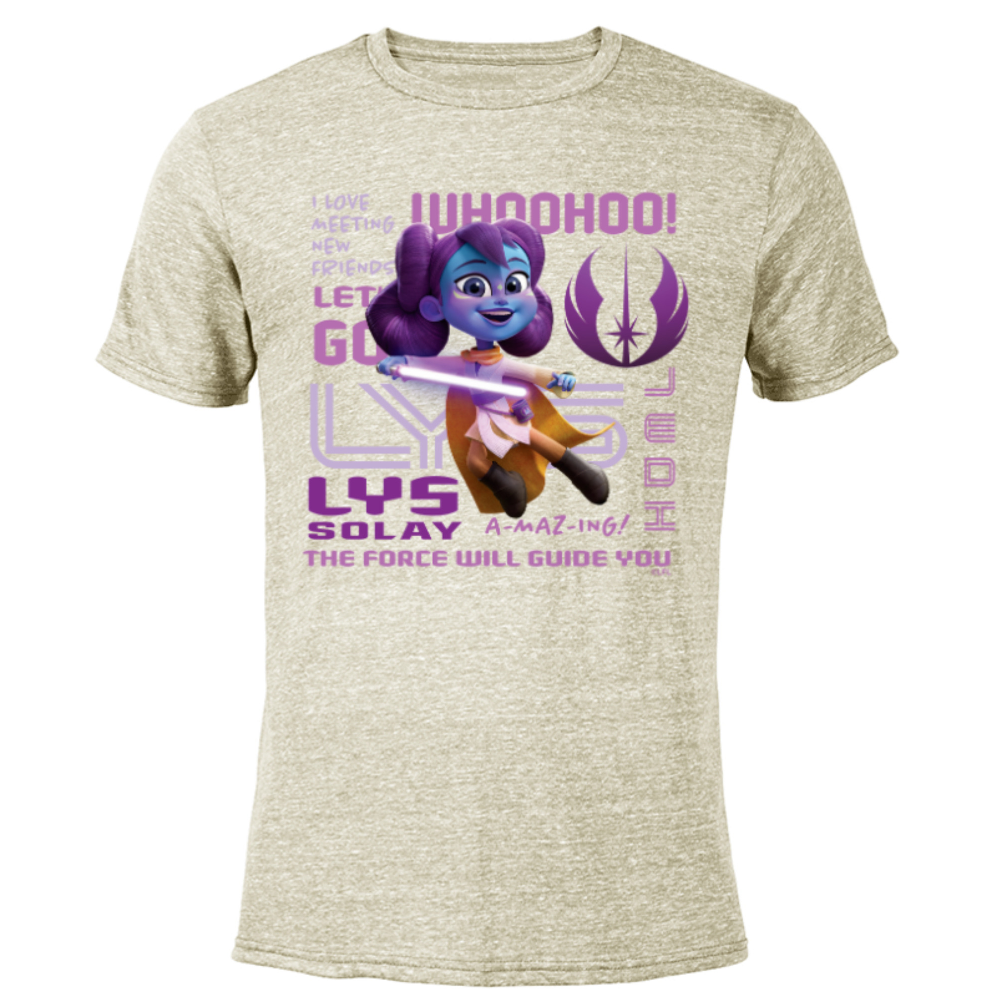 Star Wars Young Jedi Adventures Lys Solay Amazing Jedi - Short Sleeve ...