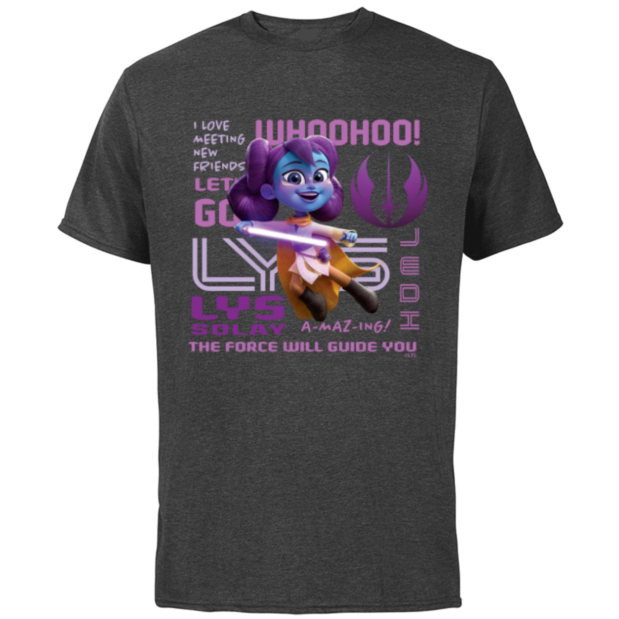Star Wars Young Jedi Adventures Lys Solay Amazing Jedi - Short Sleeve ...