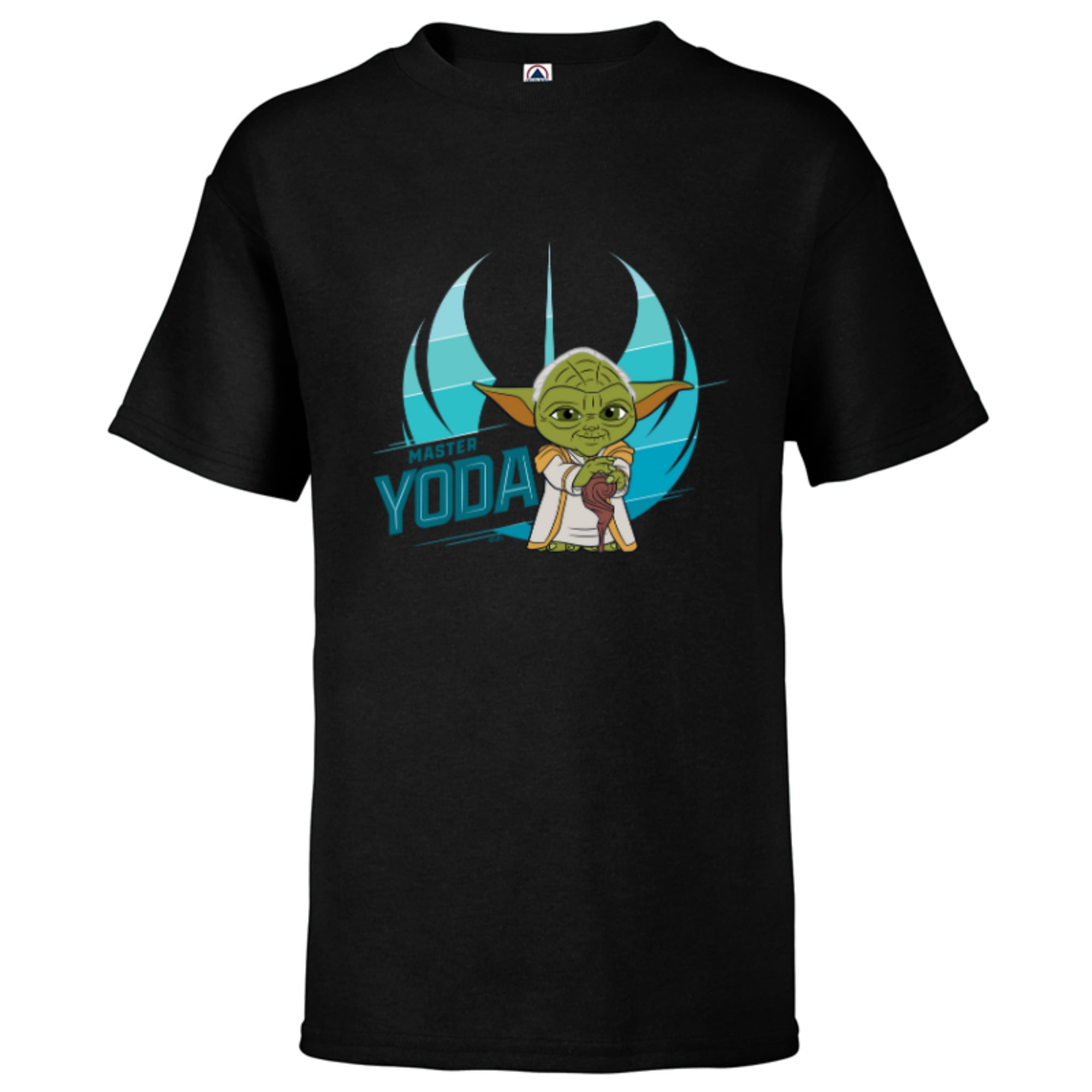 Star Wars Young Jedi Adventures Master Yoda & Jedi Crest - Short Sleeve ...
