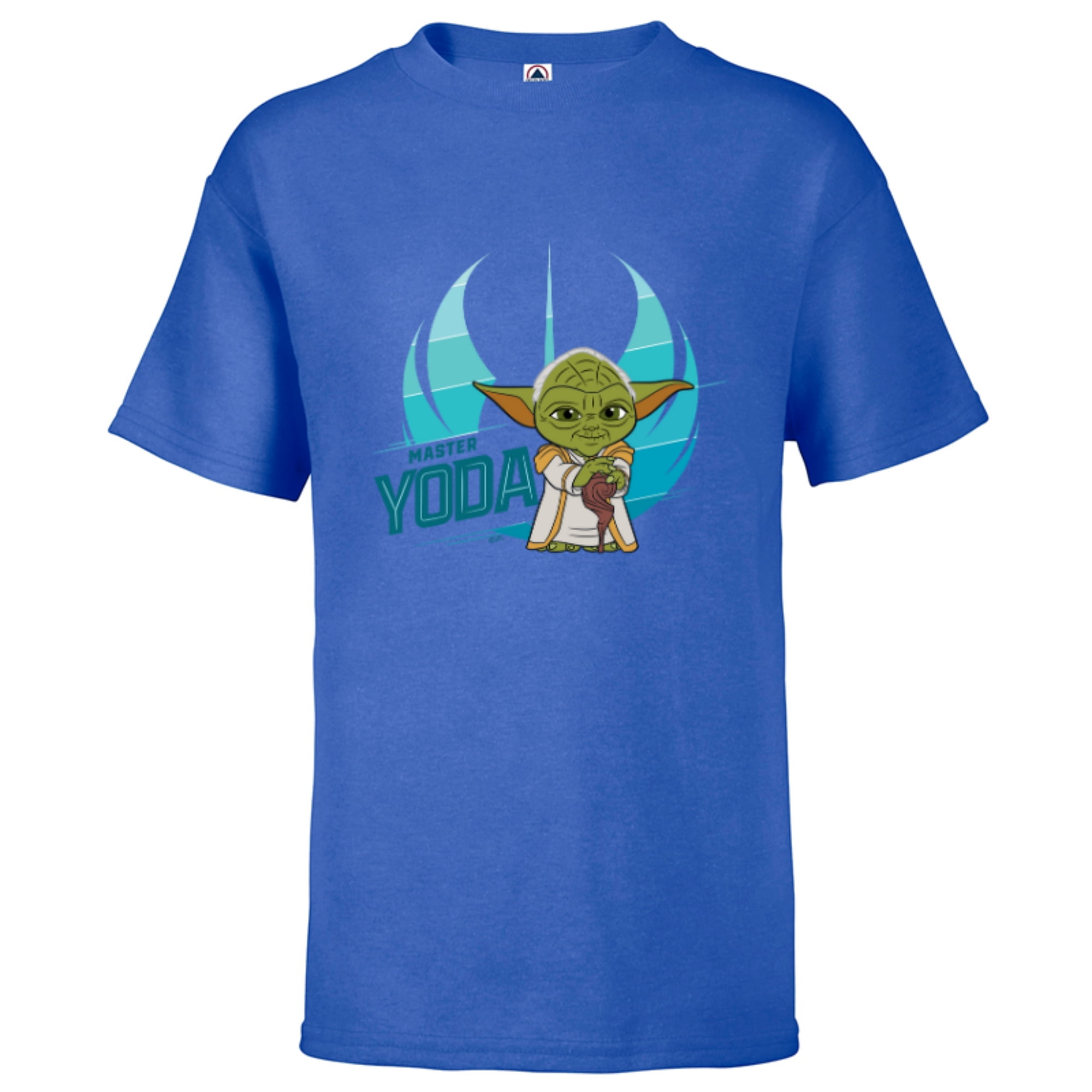 Star Wars Young Jedi Adventures Master Yoda & Jedi Crest - Short Sleeve ...