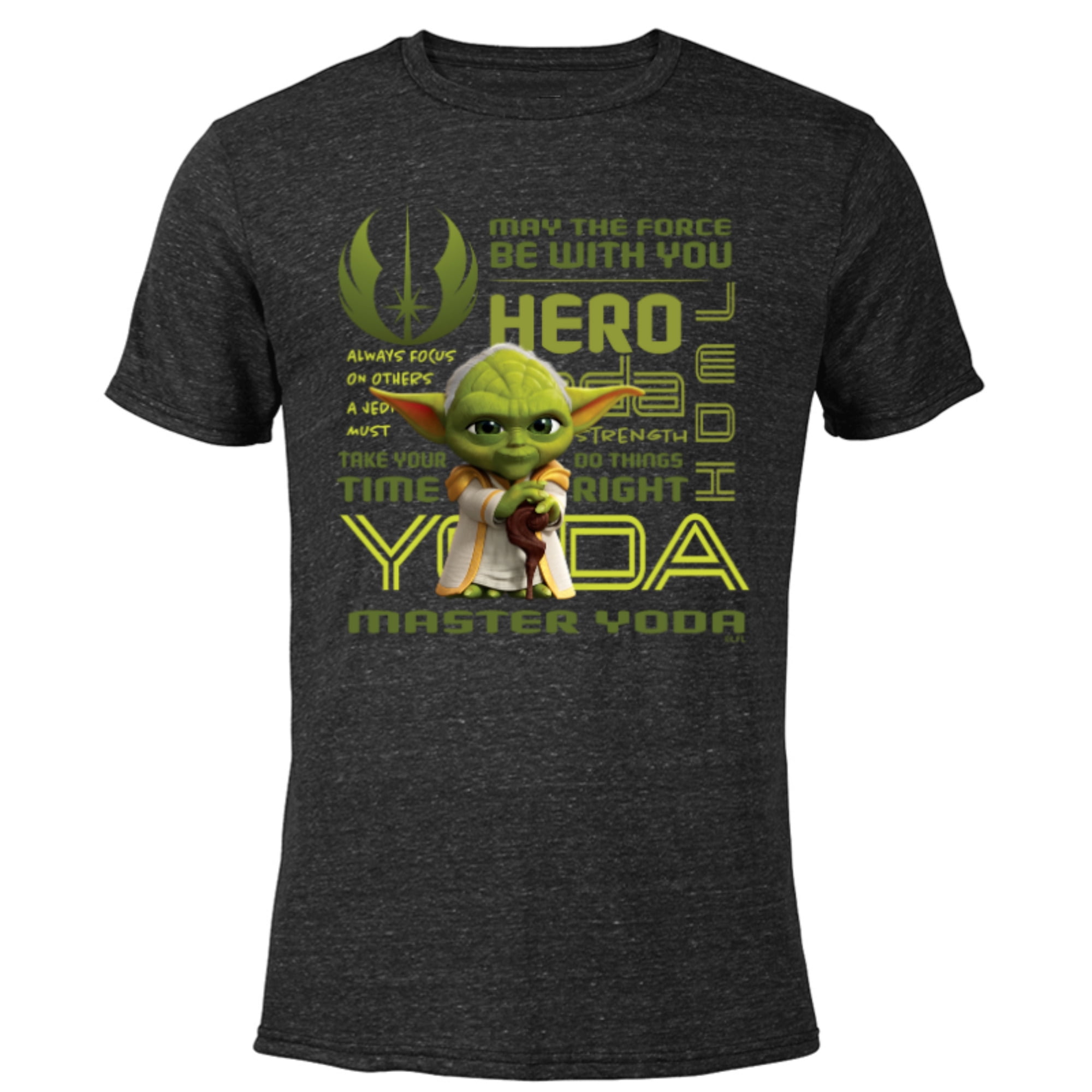 Star Wars Young Jedi Adventures Master Yoda Jedi Hero - Short Sleeve ...
