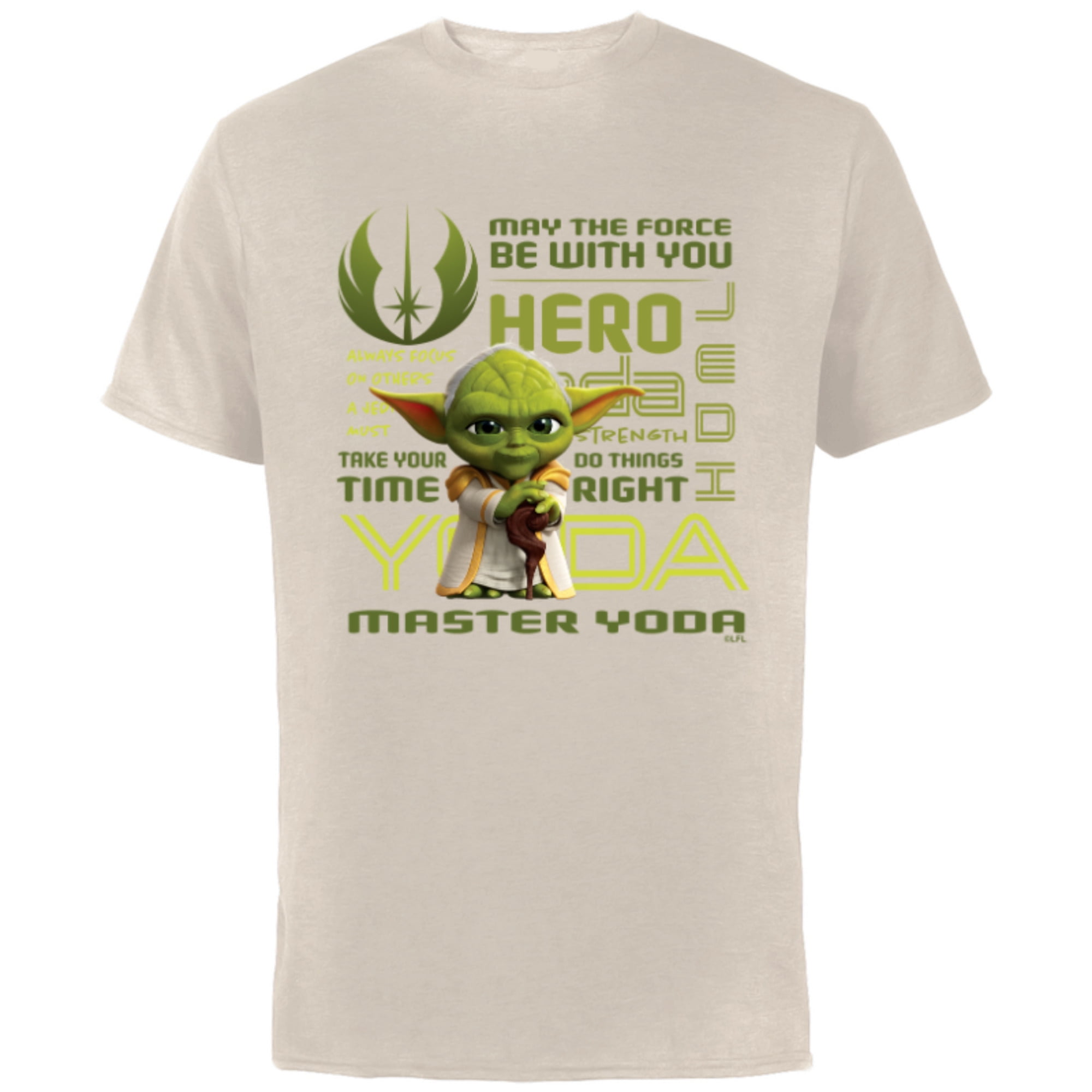 Star Wars Young Jedi Adventures Master Yoda Jedi Hero - Short Sleeve ...