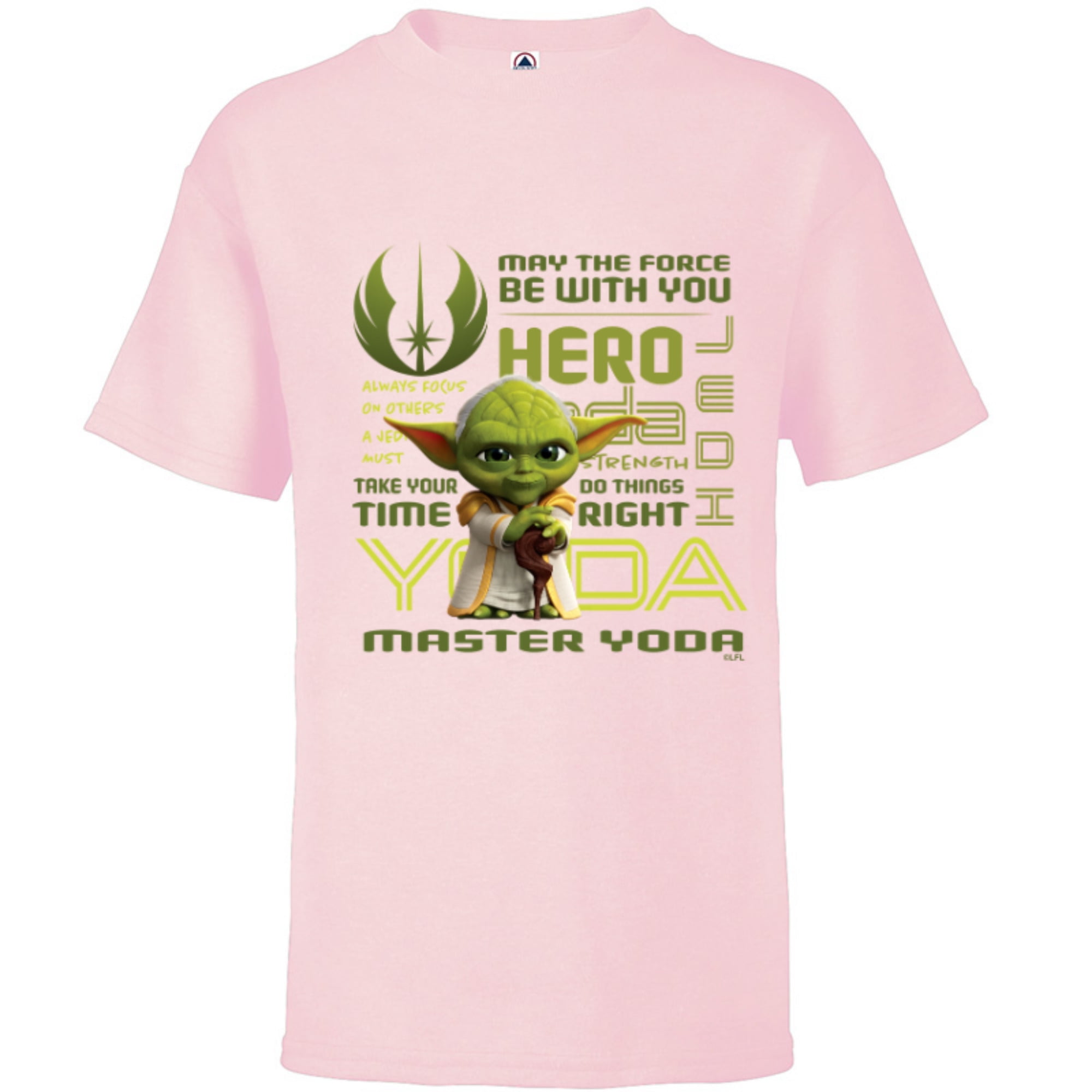 Star Wars Young Jedi Adventures Master Yoda Jedi Hero - Short Sleeve T ...